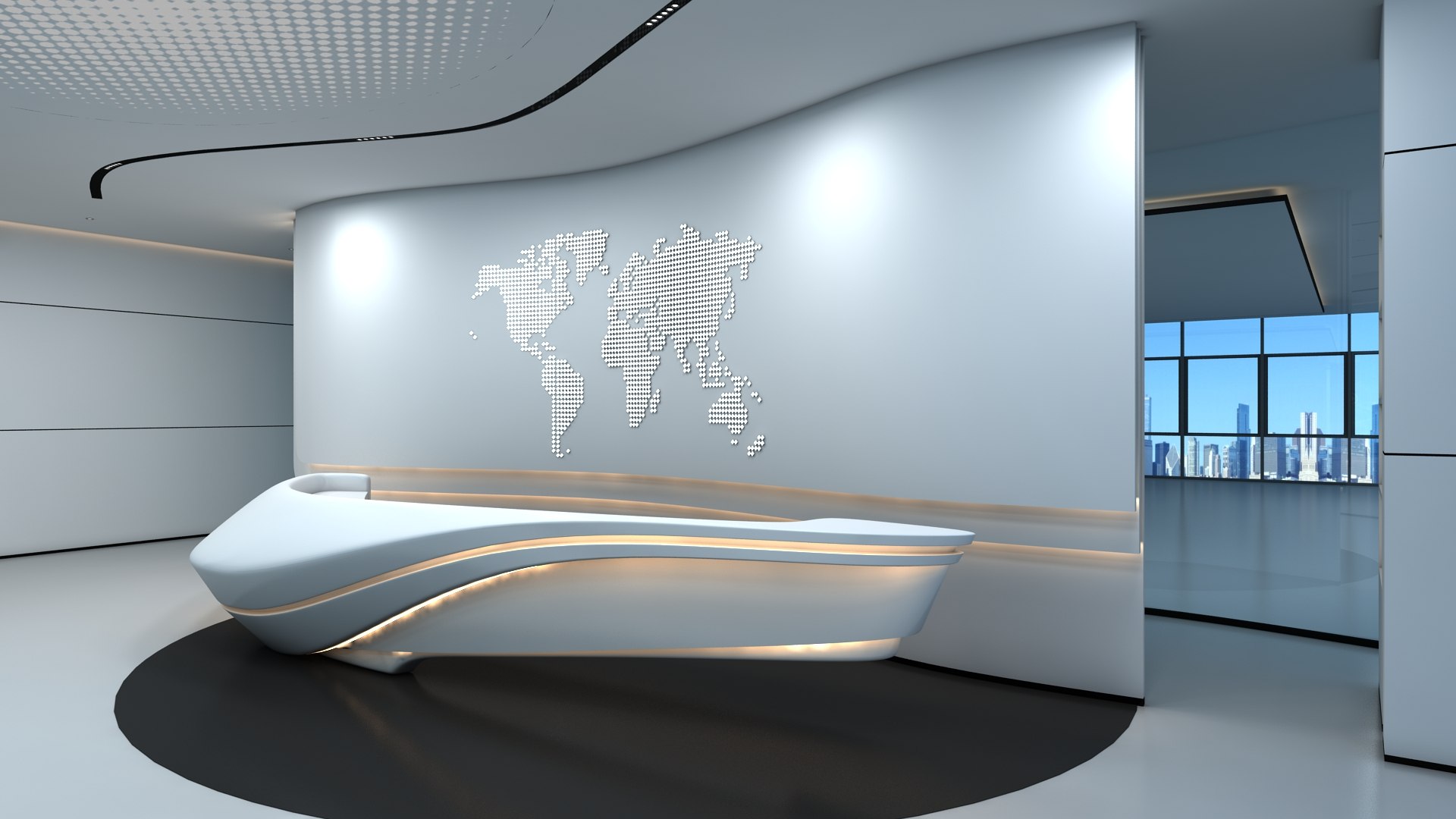 Lobby Reception Collection 02 3D model - TurboSquid 2183418