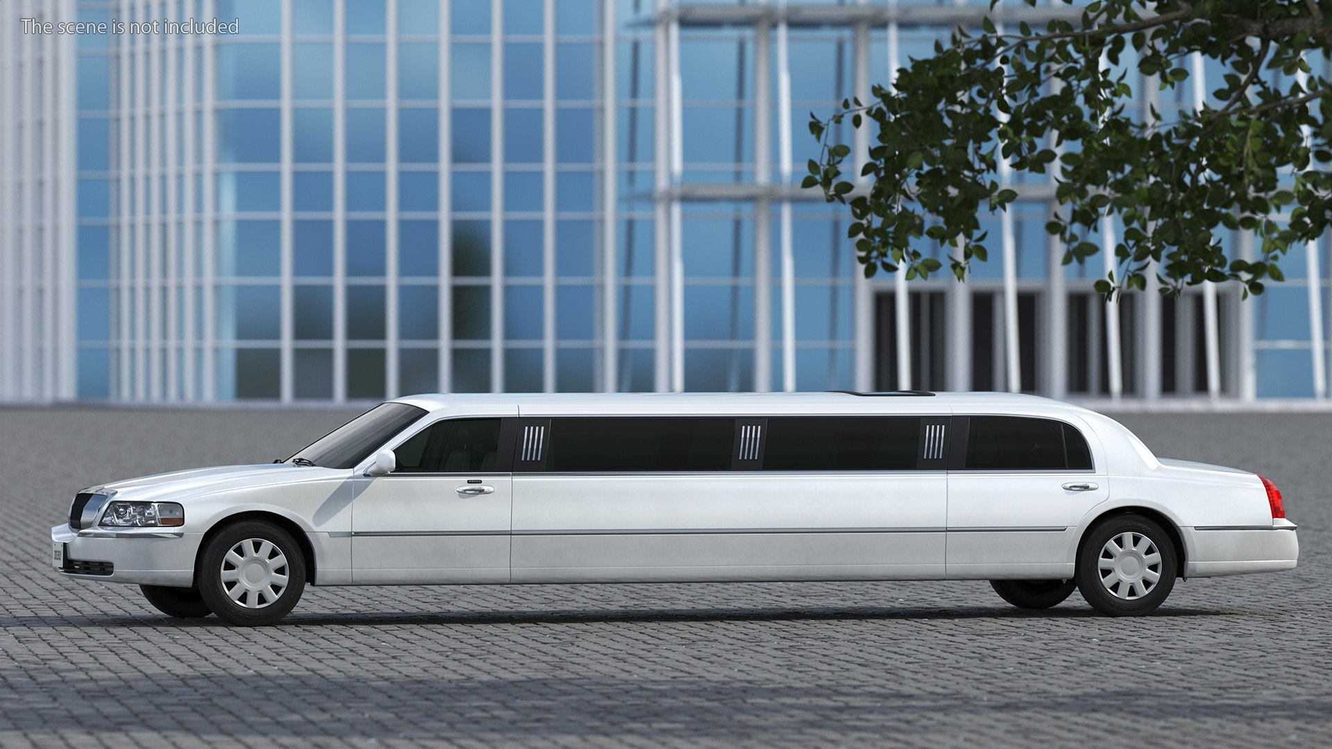 Generic Limousine White Rigged 3D Model - TurboSquid 1860969