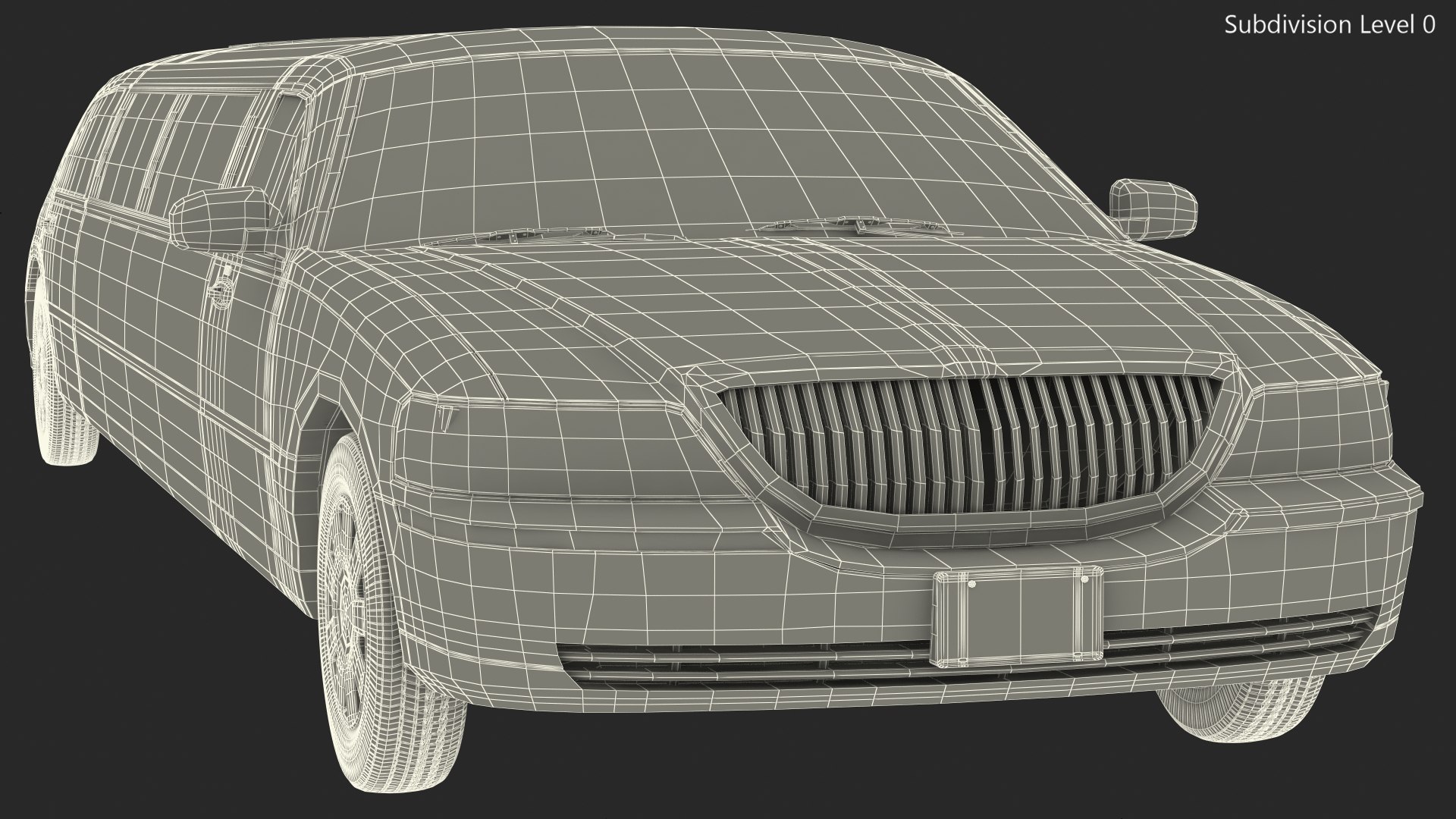 Generic Limousine White Rigged 3D model - TurboSquid 1860969
