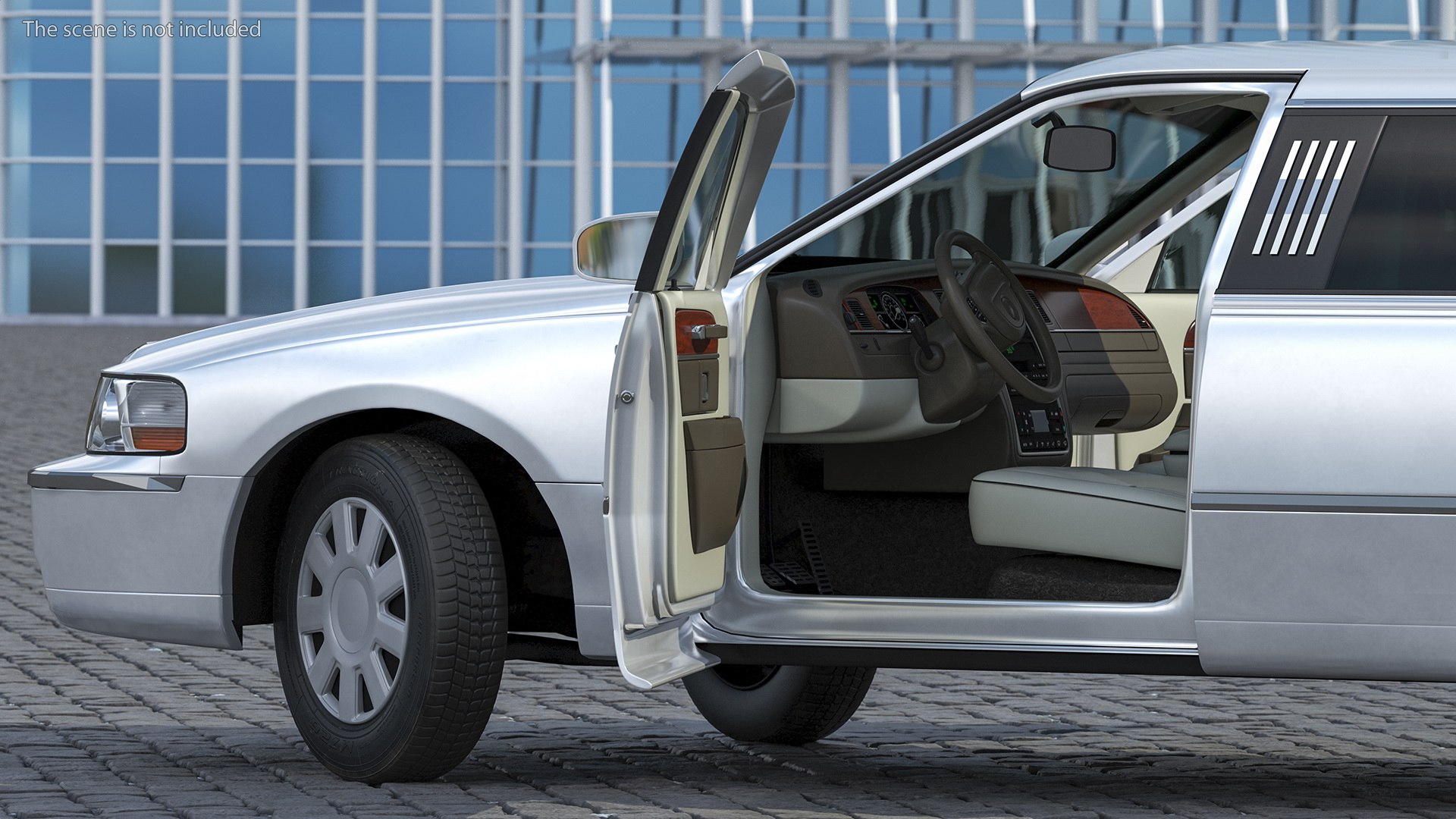 Generic Limousine White Rigged 3D Model - TurboSquid 1860969