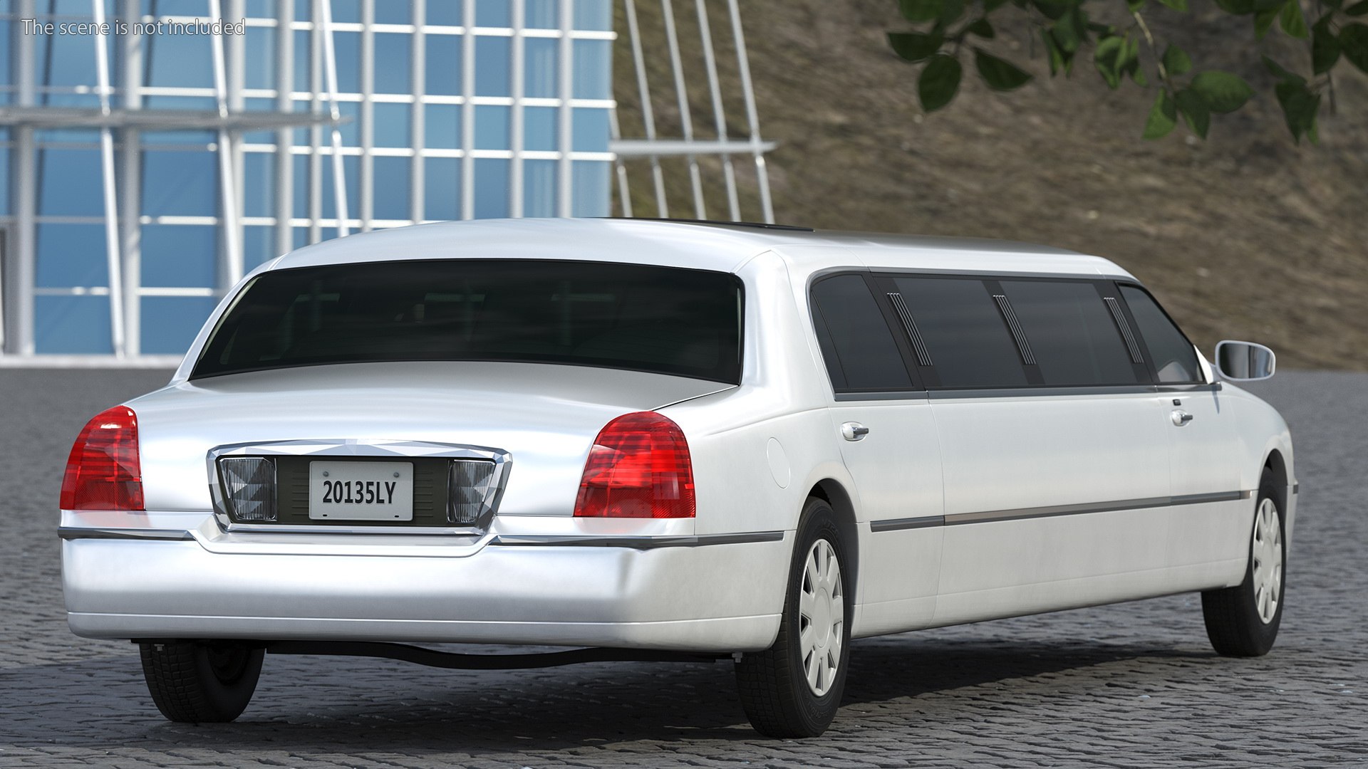Generic Limousine White Rigged 3D Model - TurboSquid 1860969