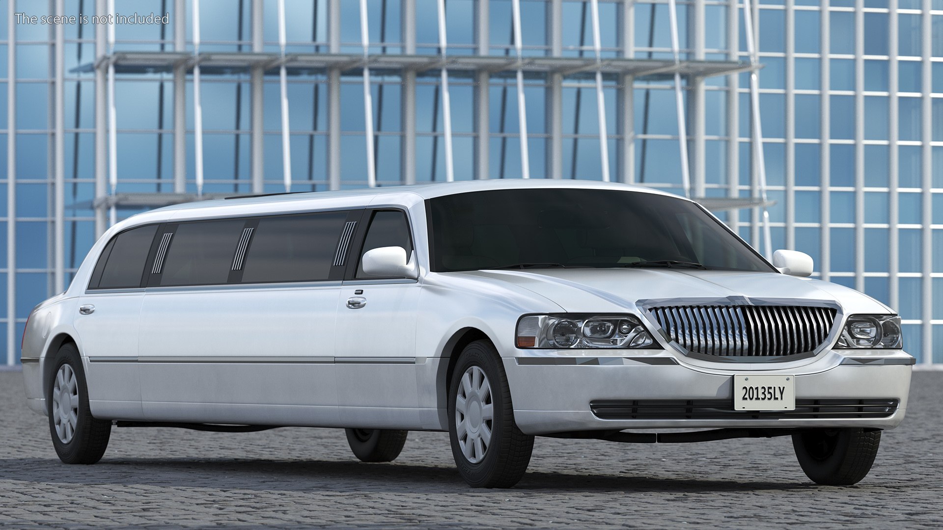 Generic Limousine White Rigged 3D Model - TurboSquid 1860969
