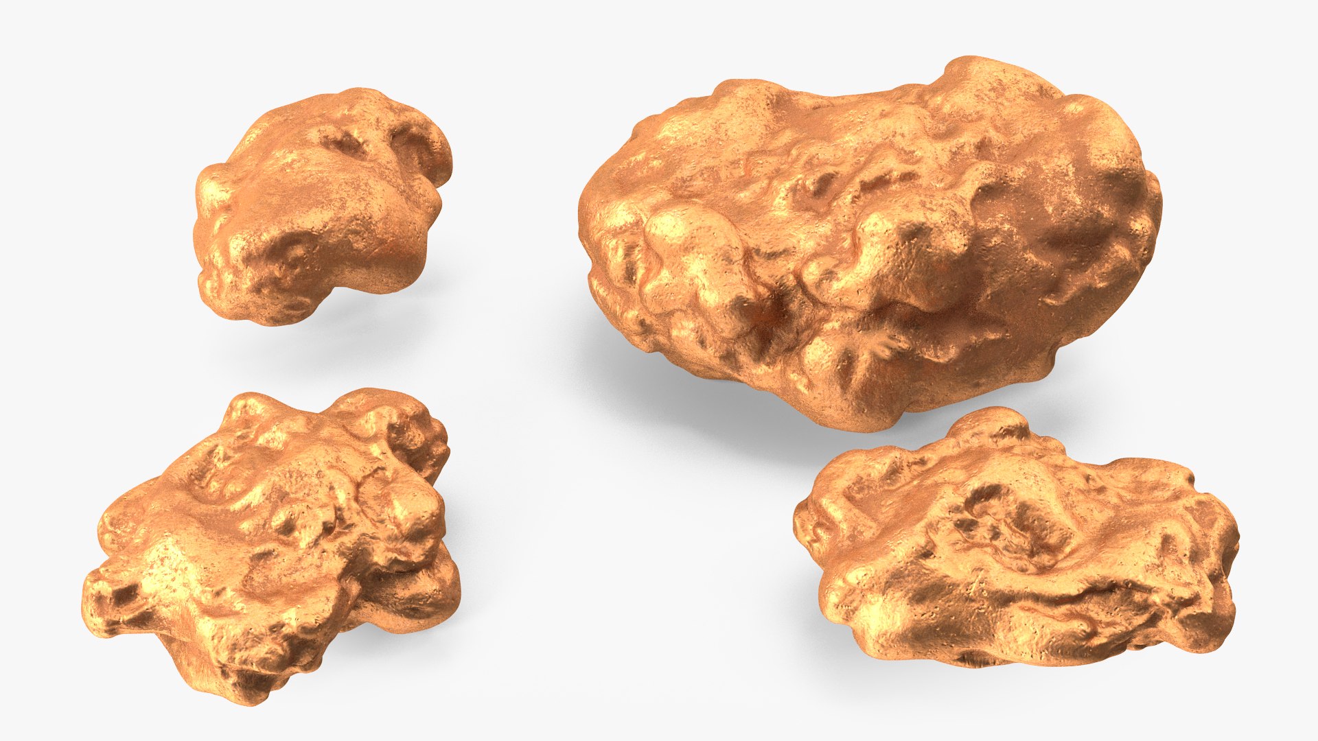 Metallic Copper Big Minerals 3D Model - TurboSquid 1753408