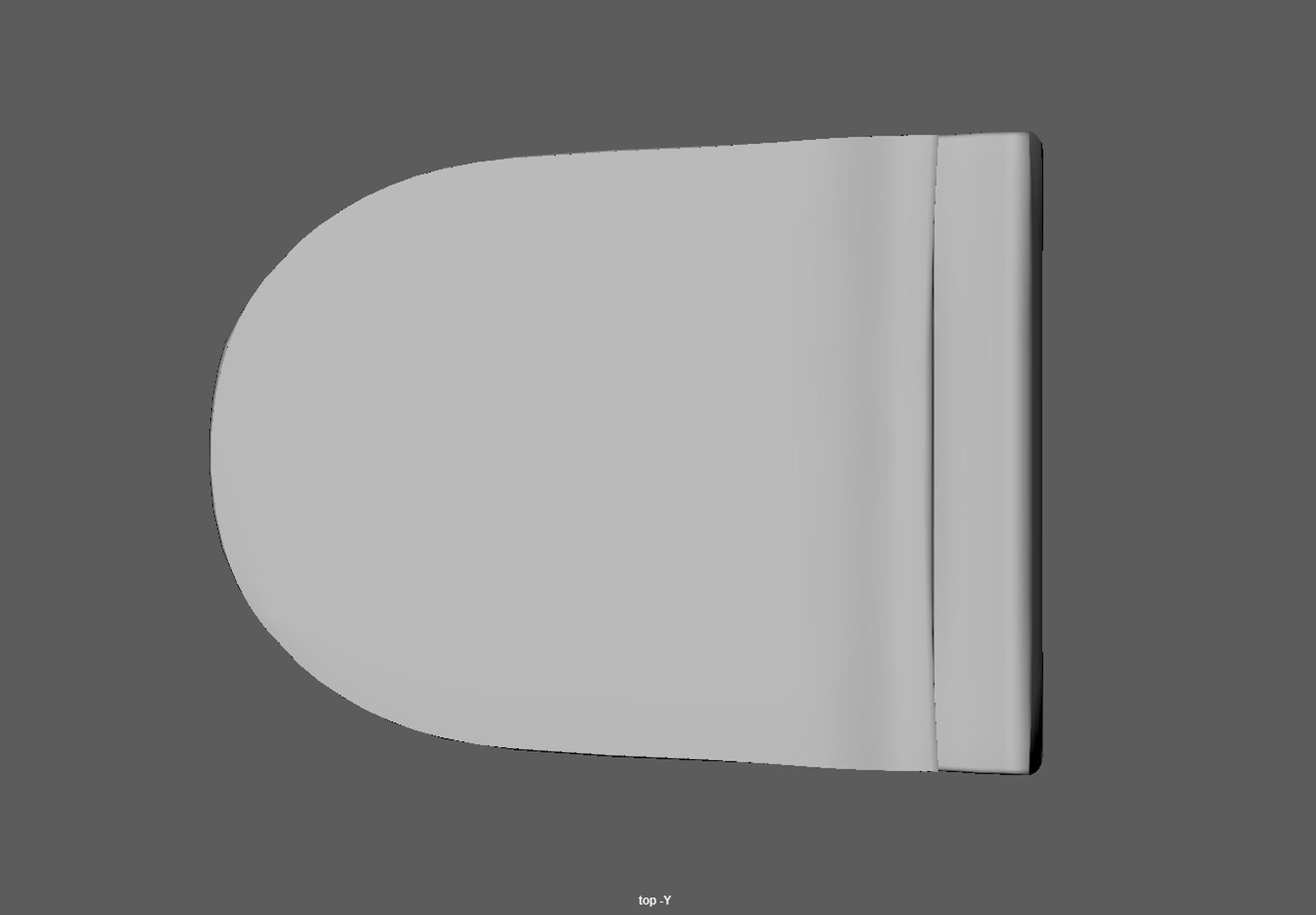 Ceramic Wall Hung Standard Toilet Seat 3D - TurboSquid 2222955