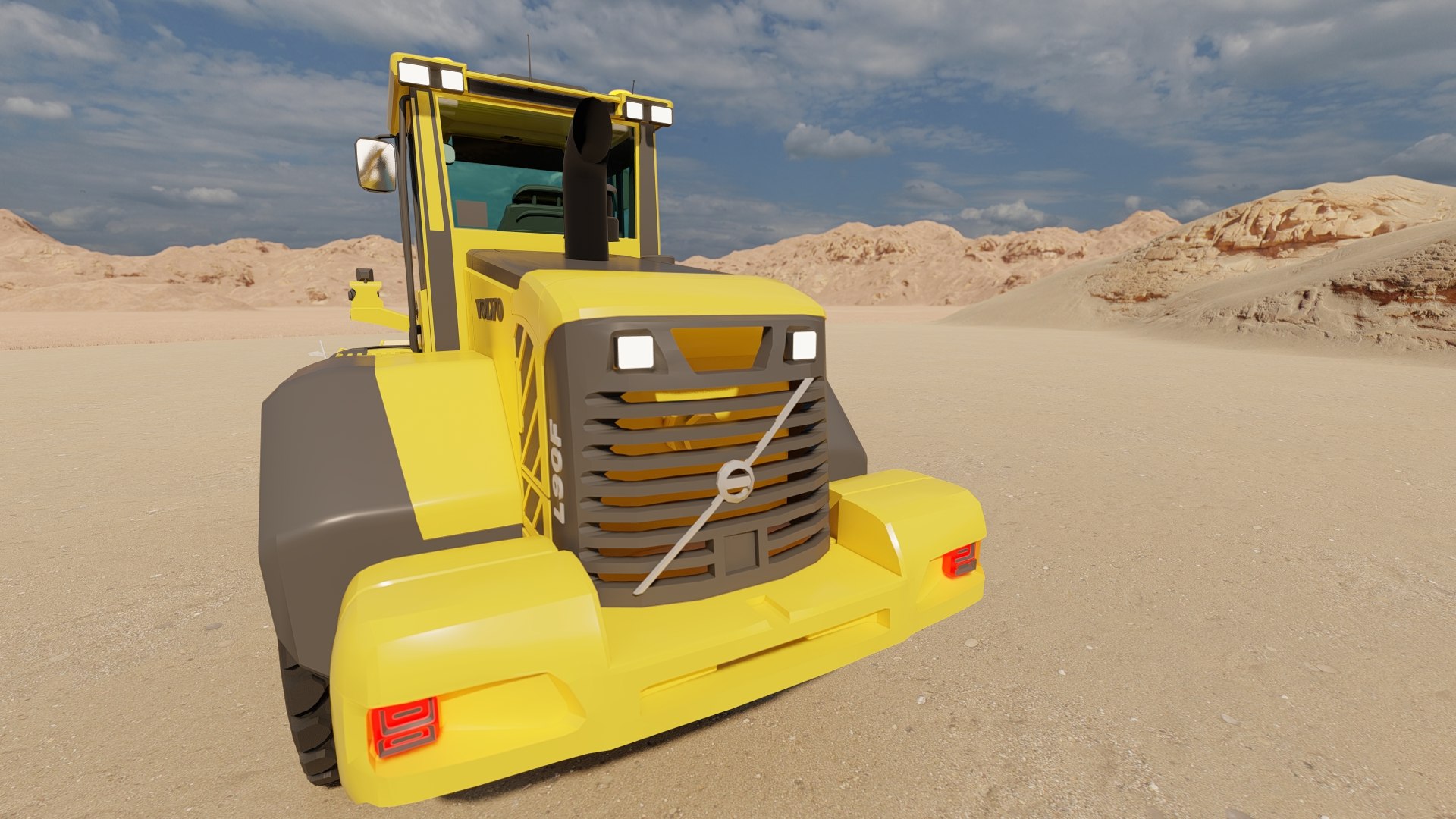 3D Volvo L90F Wheel Loader - TurboSquid 2264469