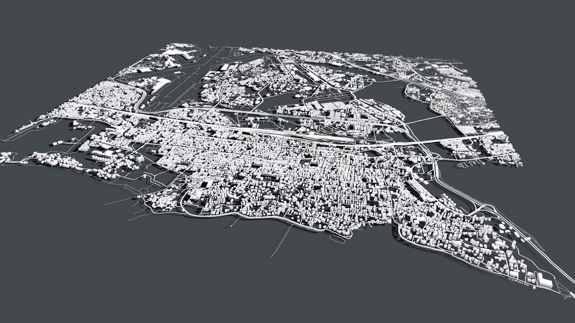 3D Cityscape Mumbai India - TurboSquid 1826579
