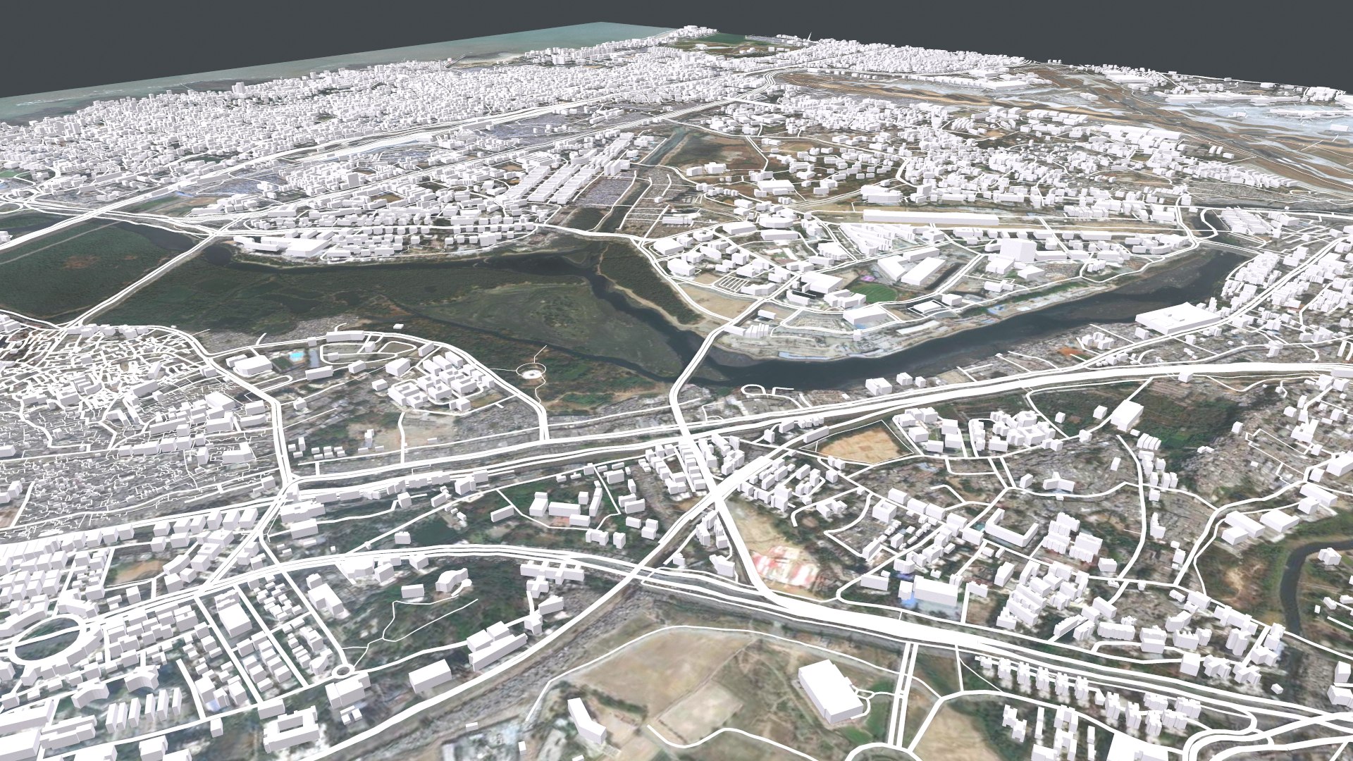 3D Cityscape Mumbai India - TurboSquid 1826579