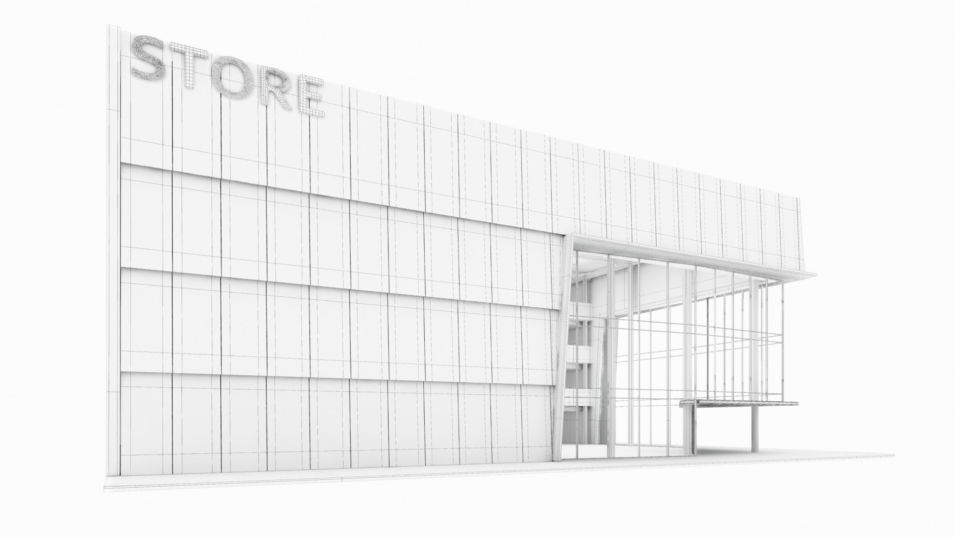 Department Store 01 3D Model - TurboSquid 1900826