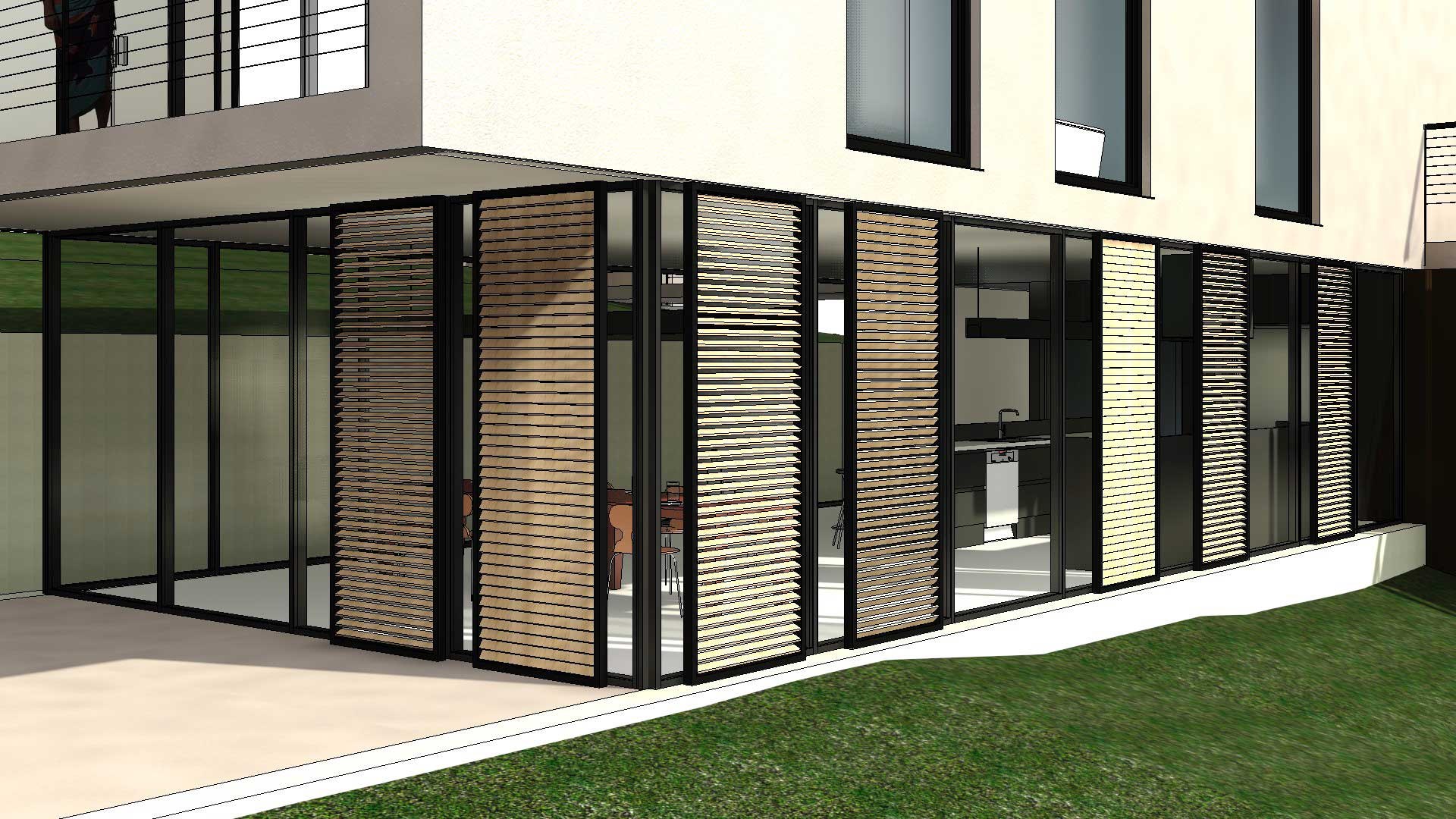 Vertical Sun Screen Louvre Panels 3D Model - TurboSquid 2051773