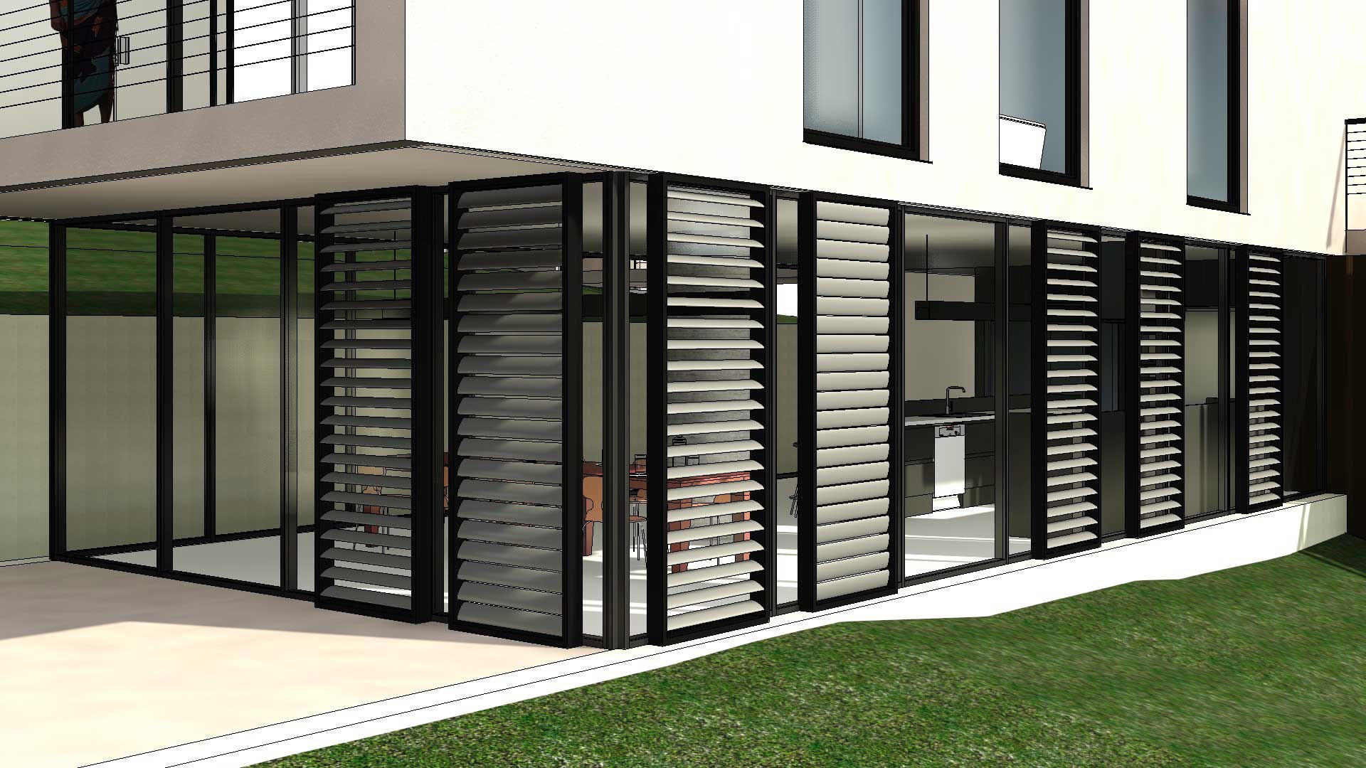 Vertical Sun Screen Louvre Panels 3D Model - TurboSquid 2051773