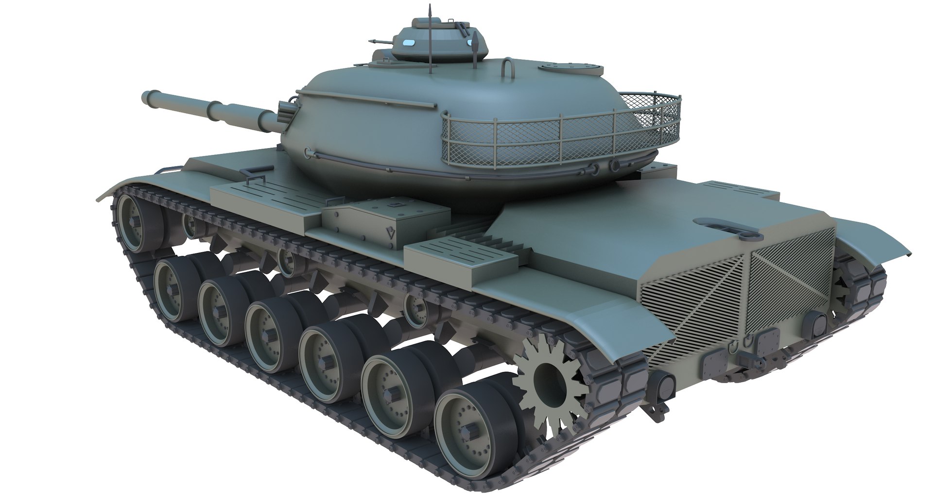 Main Battle Tank 3D Model - TurboSquid 1576729