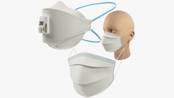 3D masks 3m medical model - TurboSquid 1580262