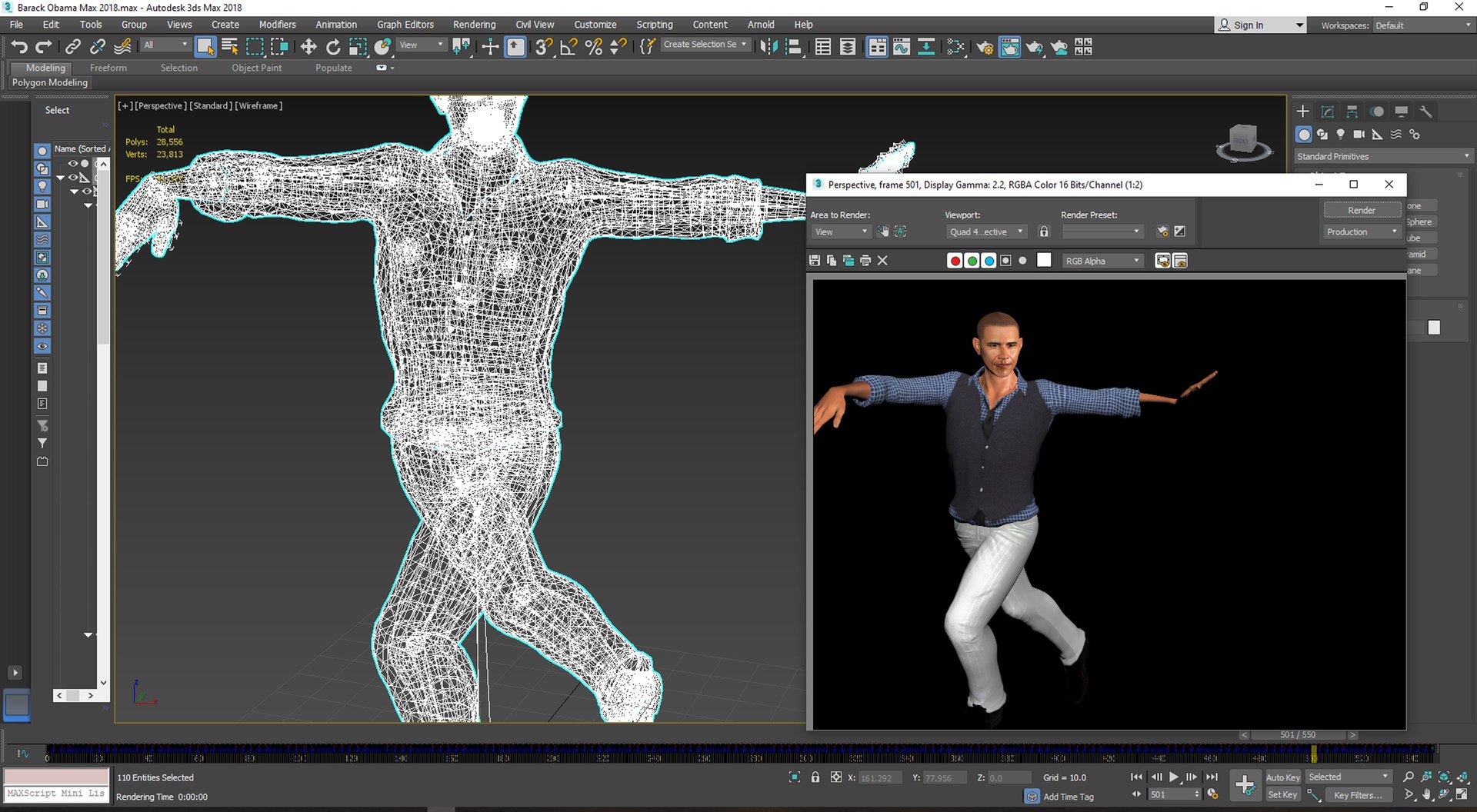 3D Model For Barack Obama Ready For Animation 3D Model - TurboSquid 1845904