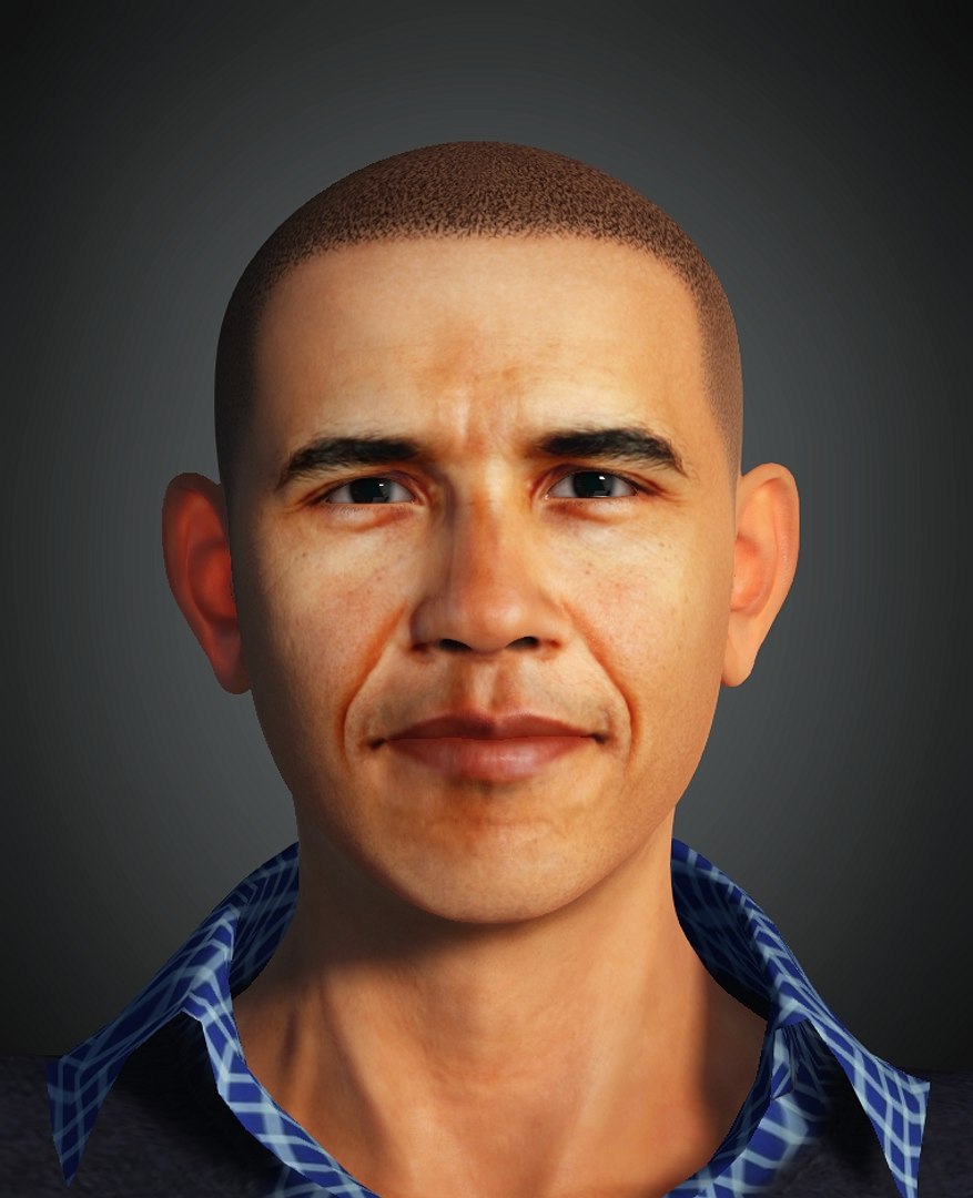 3D Model For Barack Obama Ready For Animation 3D Model - TurboSquid 1845904