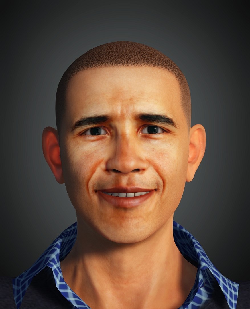 3D Model For Barack Obama Ready For Animation 3D Model - TurboSquid 1845904