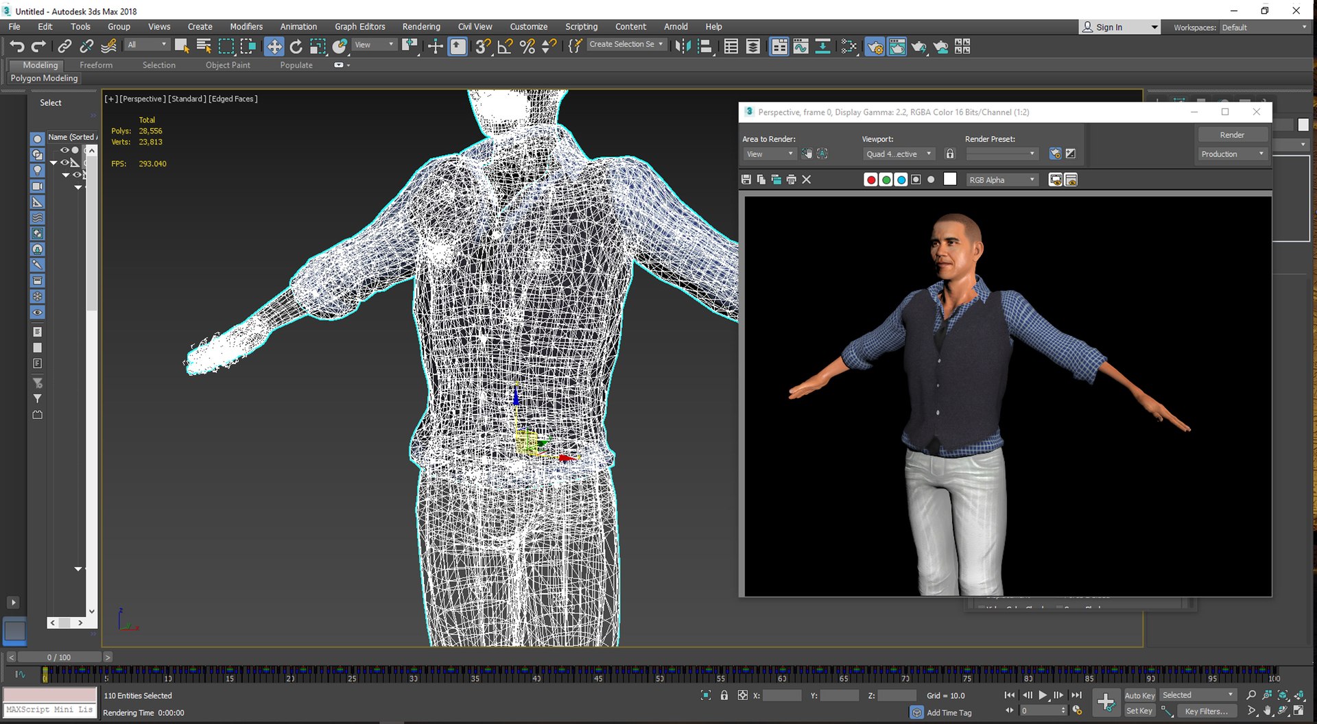 3D Model For Barack Obama Ready For Animation 3D Model - TurboSquid 1845904