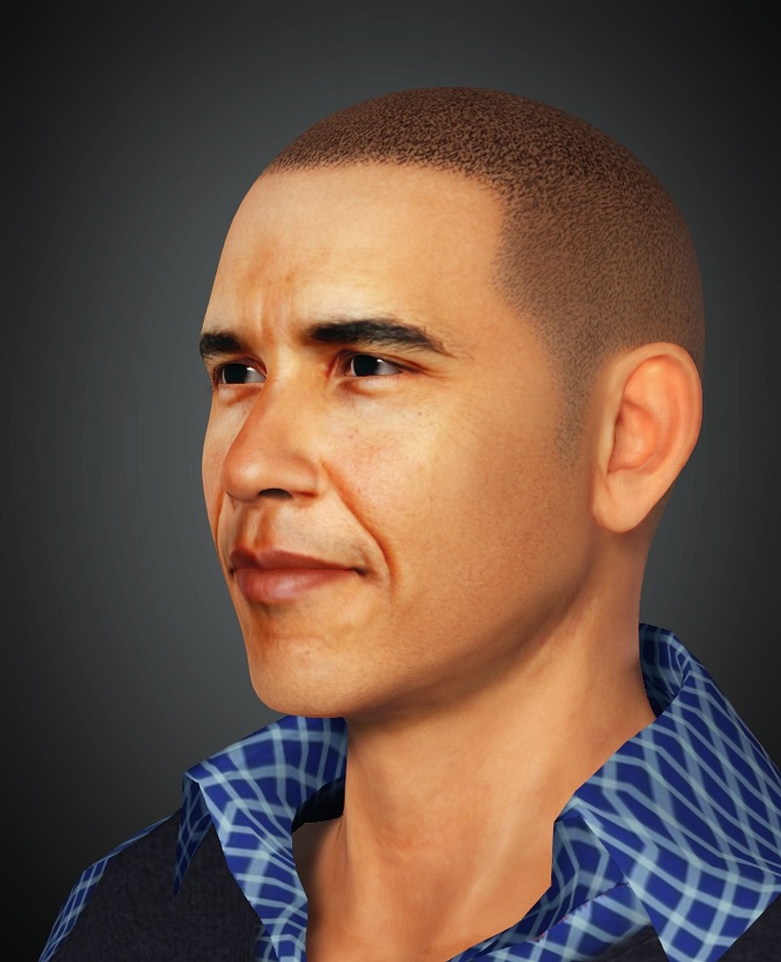 3D Model For Barack Obama Ready For Animation 3D Model - TurboSquid 1845904