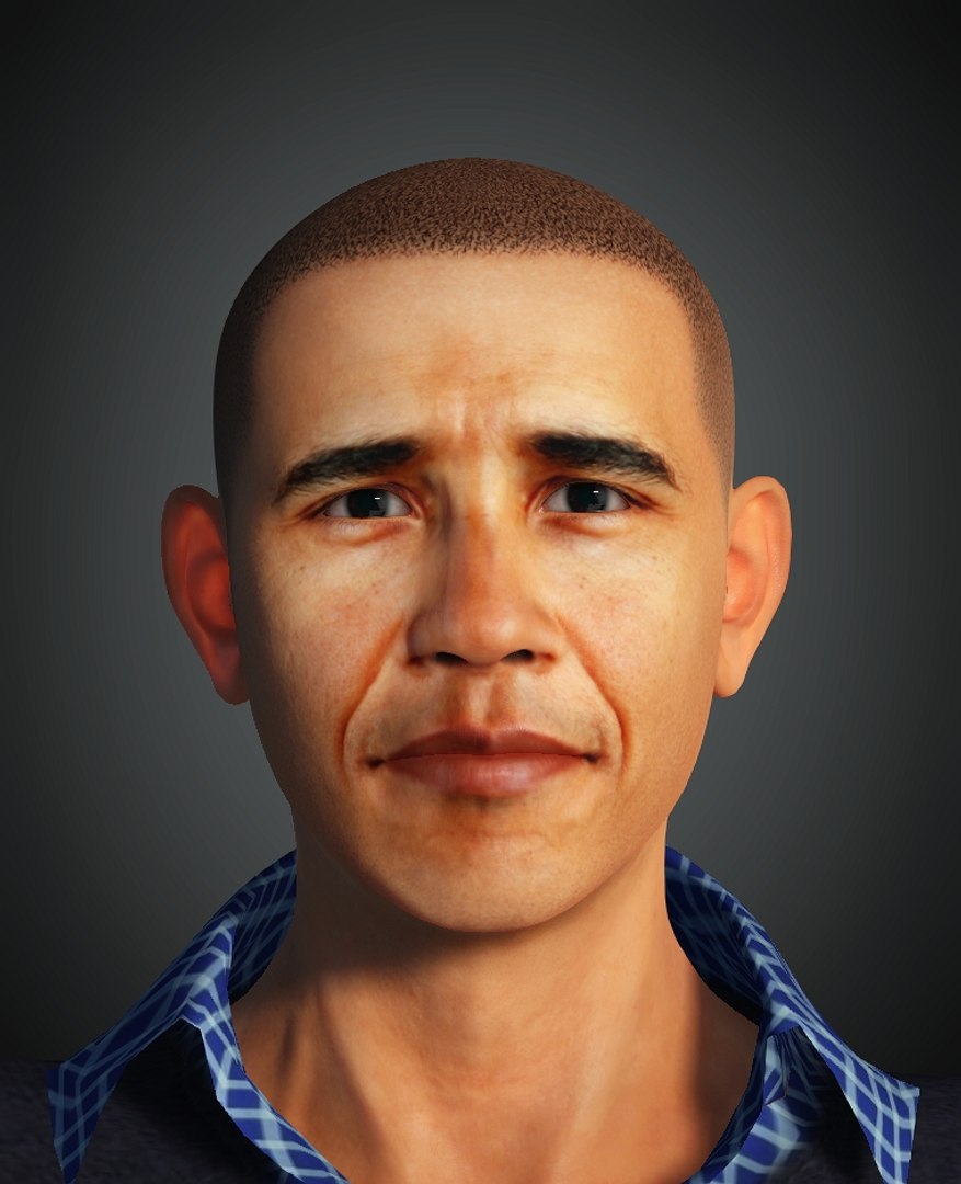 3D Model For Barack Obama Ready For Animation 3D Model - TurboSquid 1845904