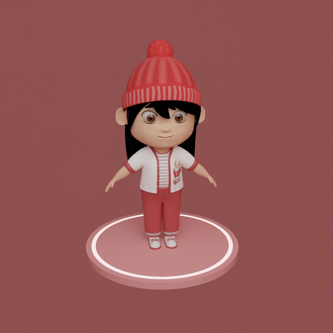Tinny - Little Girl 3D Model - TurboSquid 2209794