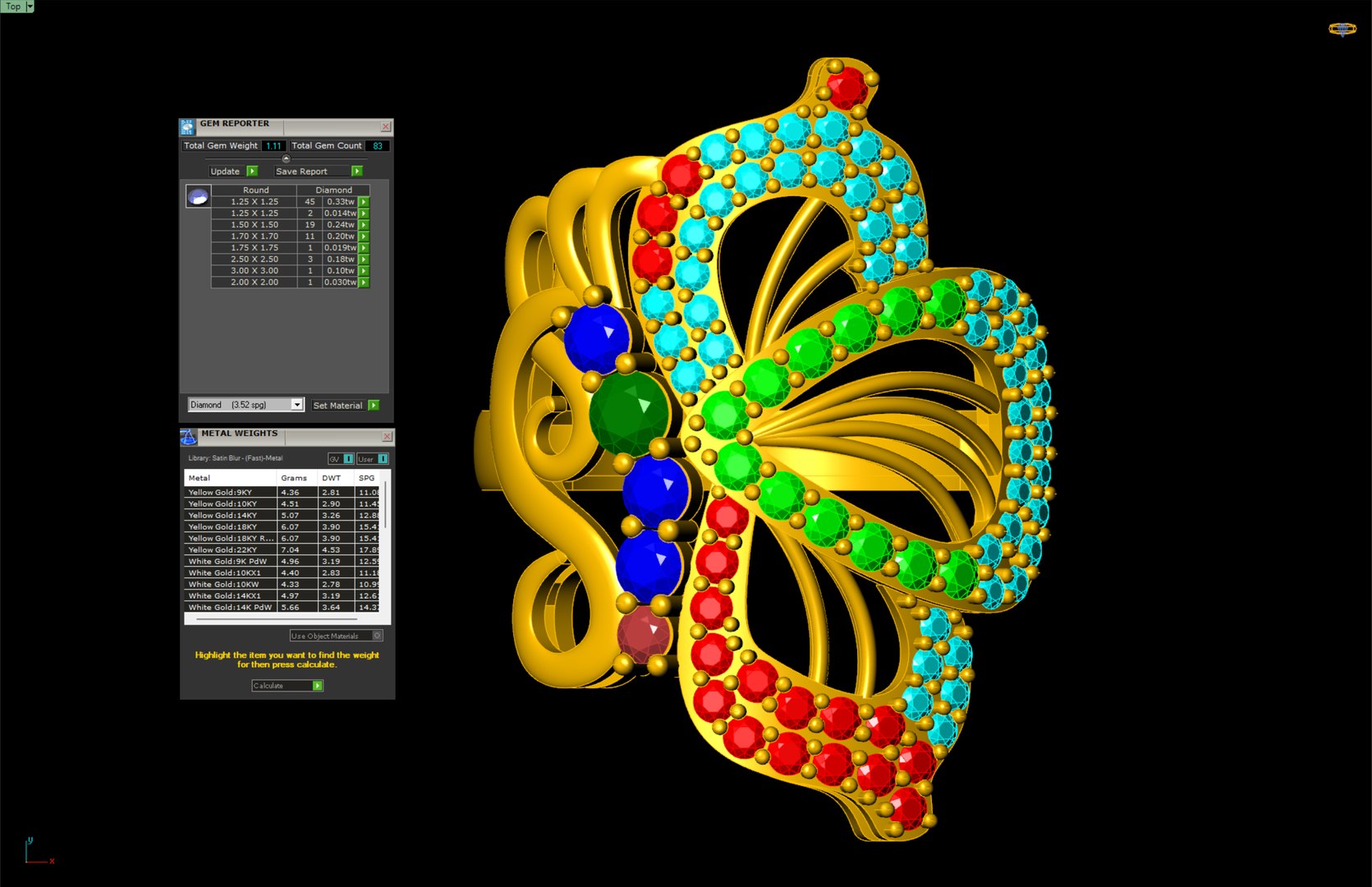 3D TU2 RING DIAMOND Model - TurboSquid 2089771