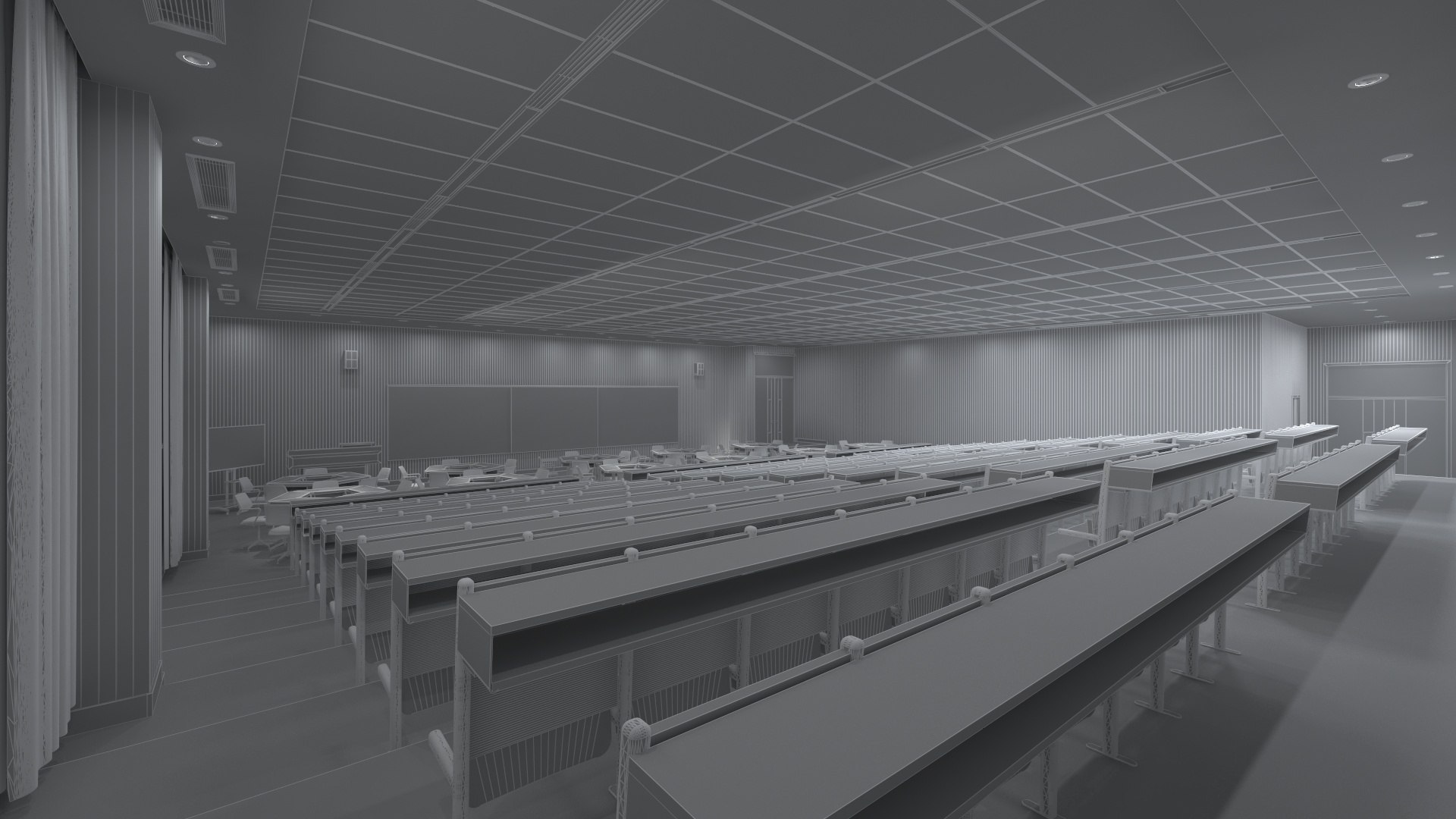 3D Multimedia Ladder Classroom Model - TurboSquid 2259381