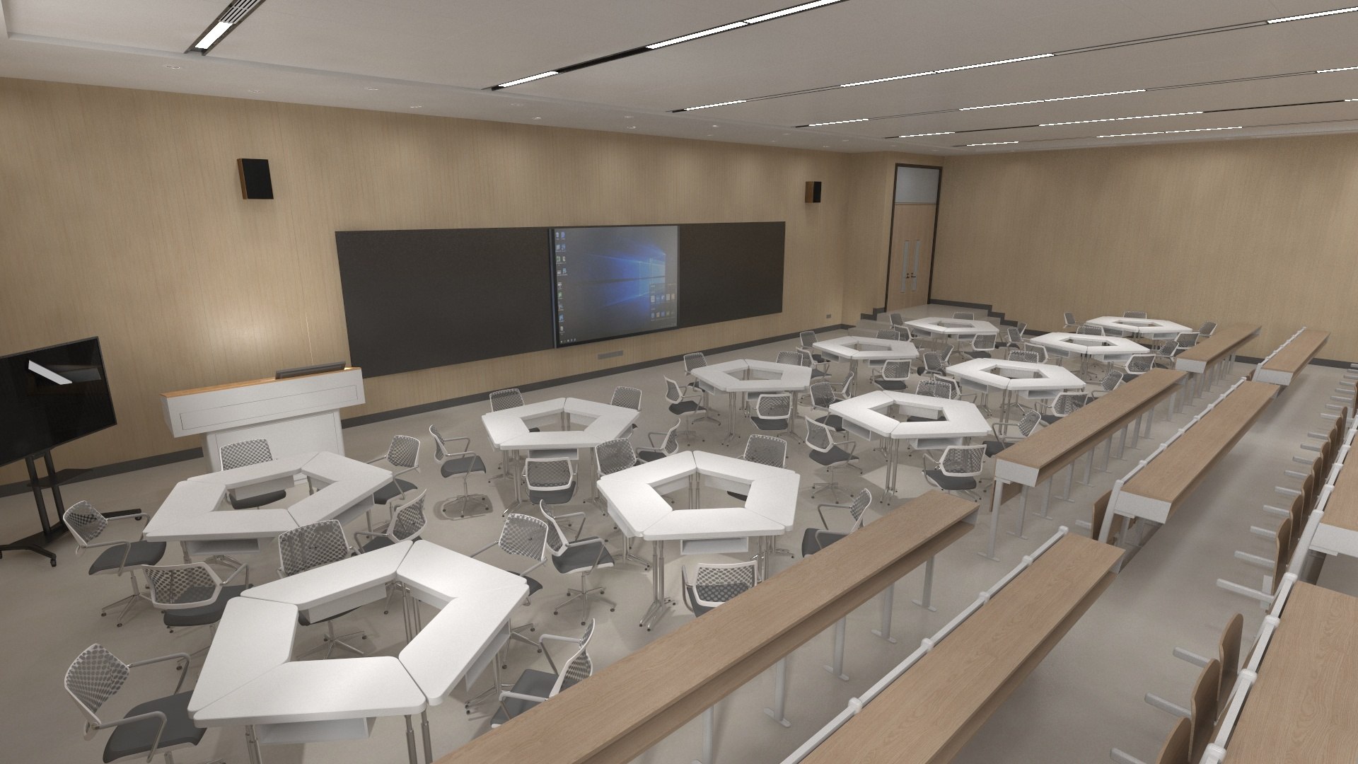 3D Multimedia Ladder Classroom Model - TurboSquid 2259381