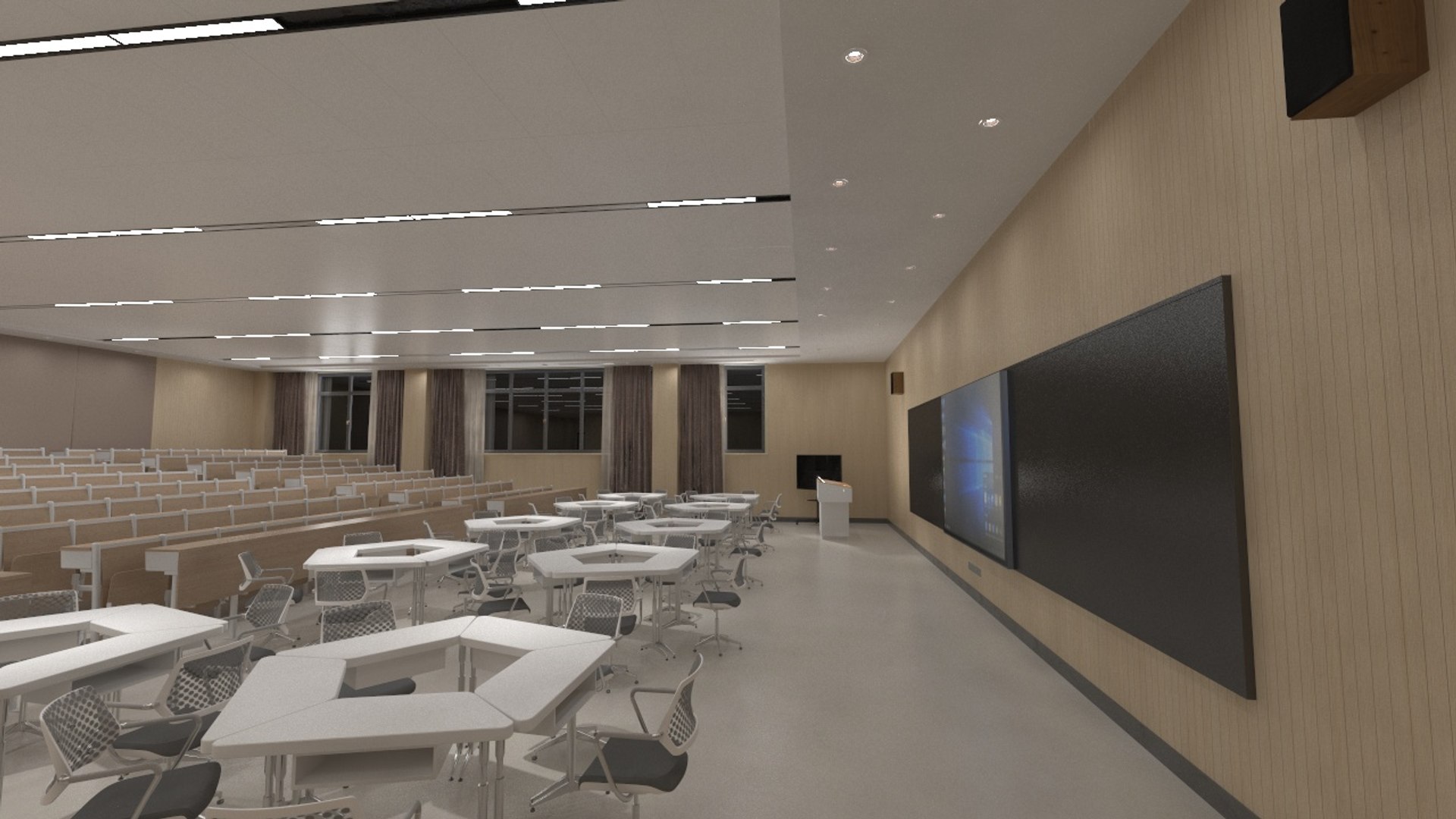 3D Multimedia Ladder Classroom Model - TurboSquid 2259381