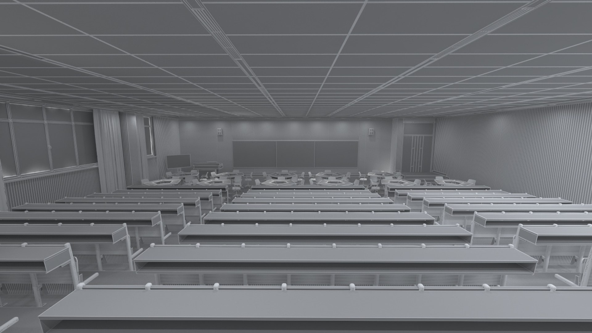 3D Multimedia Ladder Classroom Model - TurboSquid 2259381