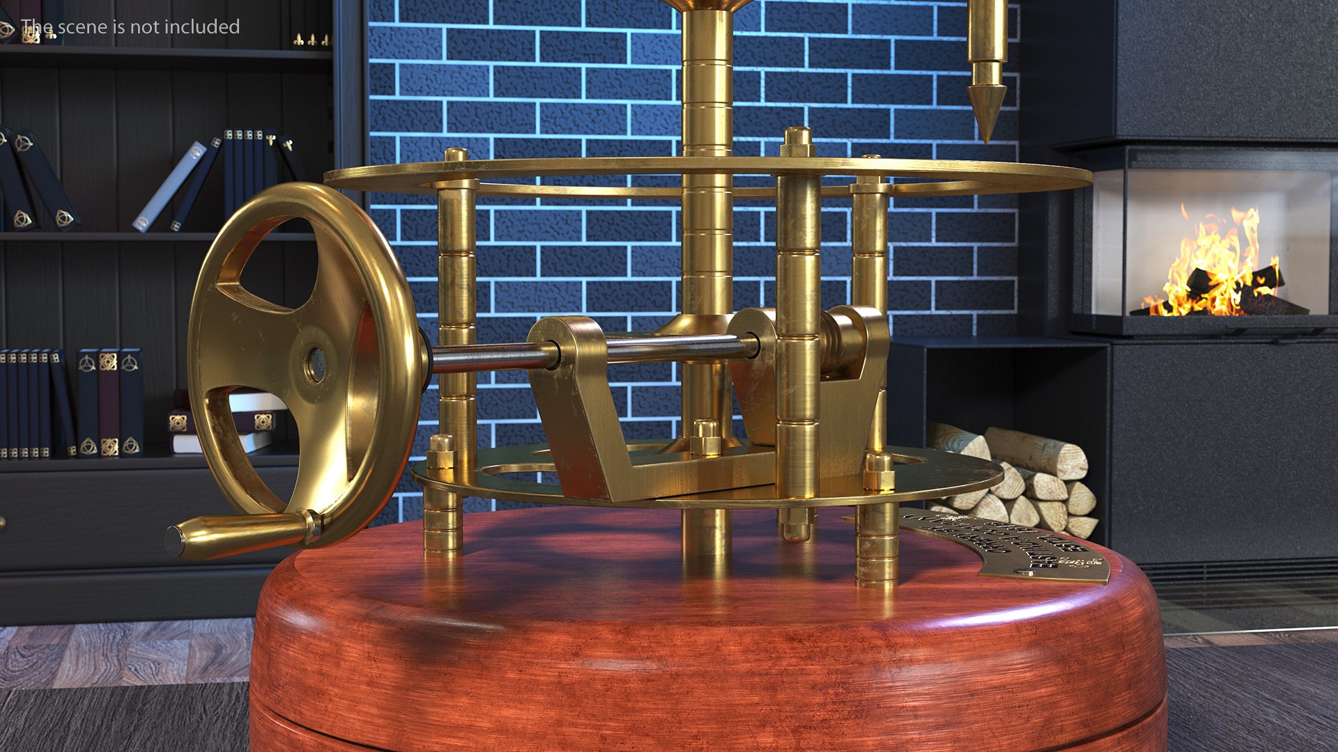 3D Vintage Brass Solar System Orrery - TurboSquid 2101939