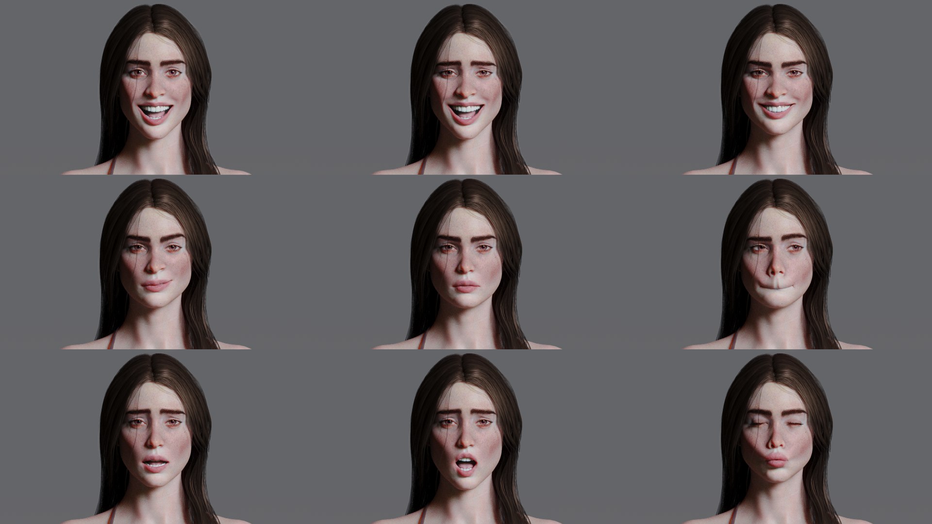 Realistic female rigged woman model - TurboSquid 1592493