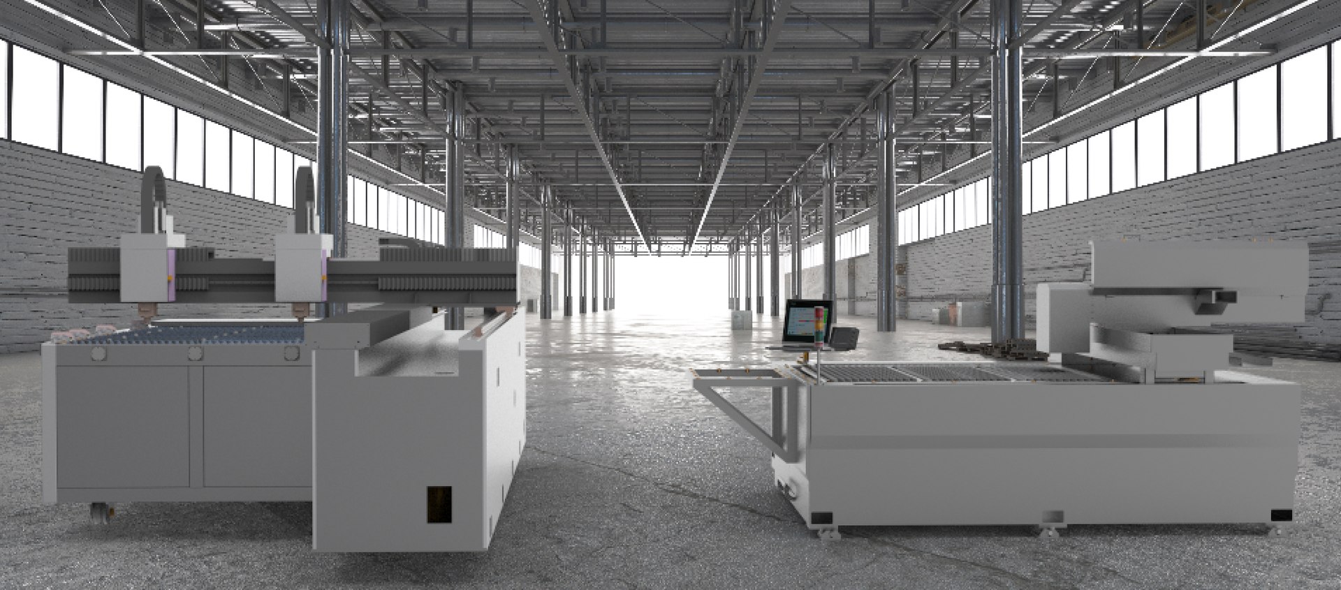 Laser Cutting Machine 3D Model - TurboSquid 1809747