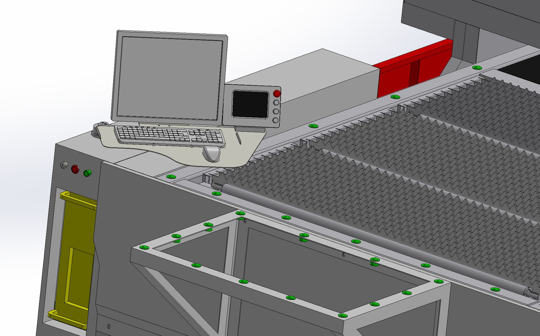 Laser Cutting Machine 3D Model - TurboSquid 1809747