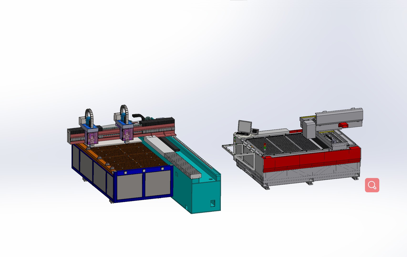Laser Cutting Machine 3D Model - TurboSquid 1809747