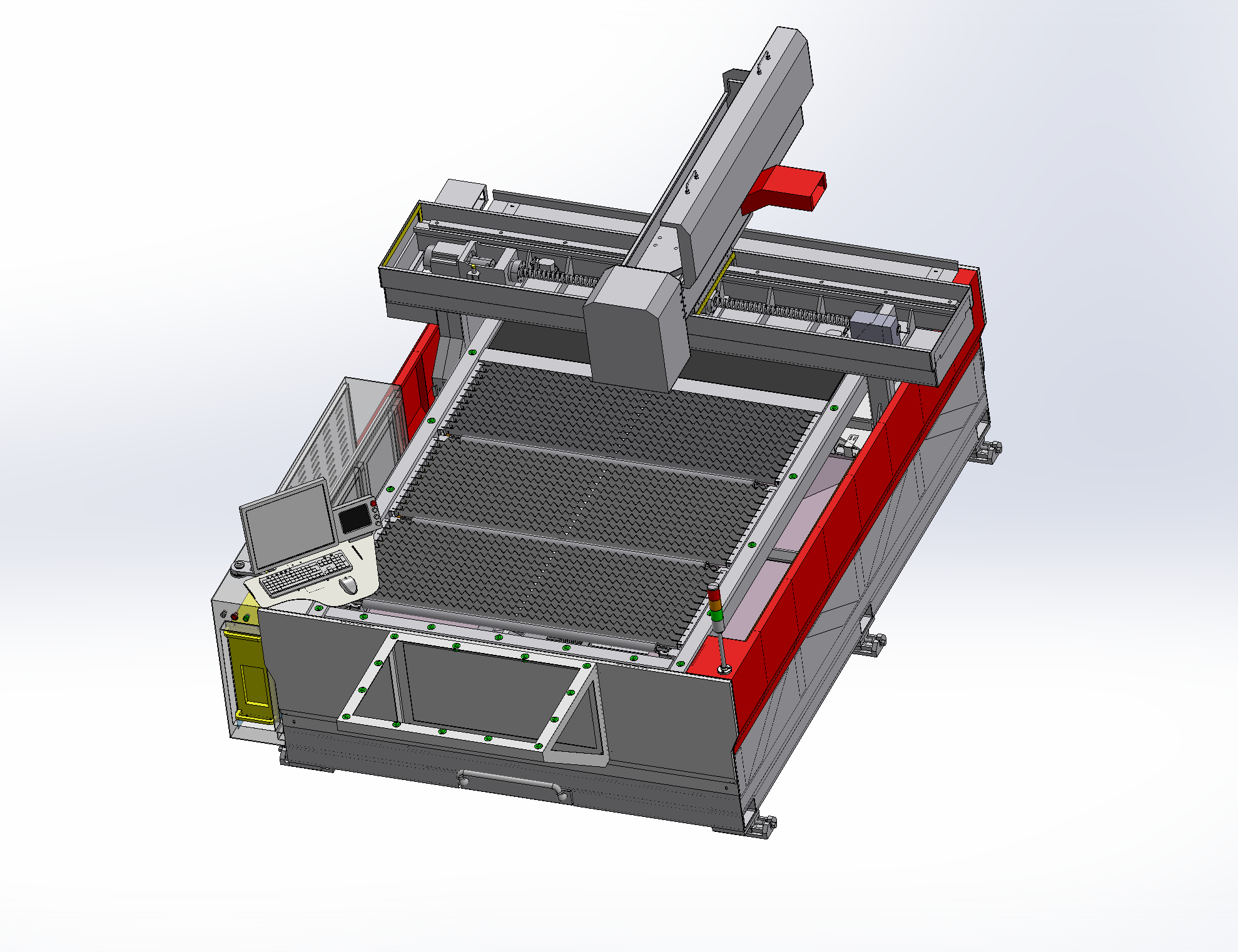 Laser cutting machine 3D model - TurboSquid 1809747