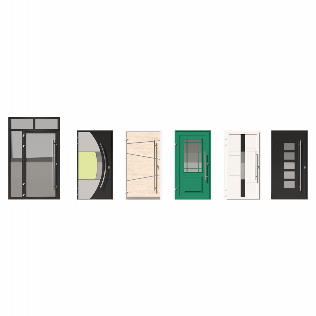 Pack Doors 3D Model - TurboSquid 1598624