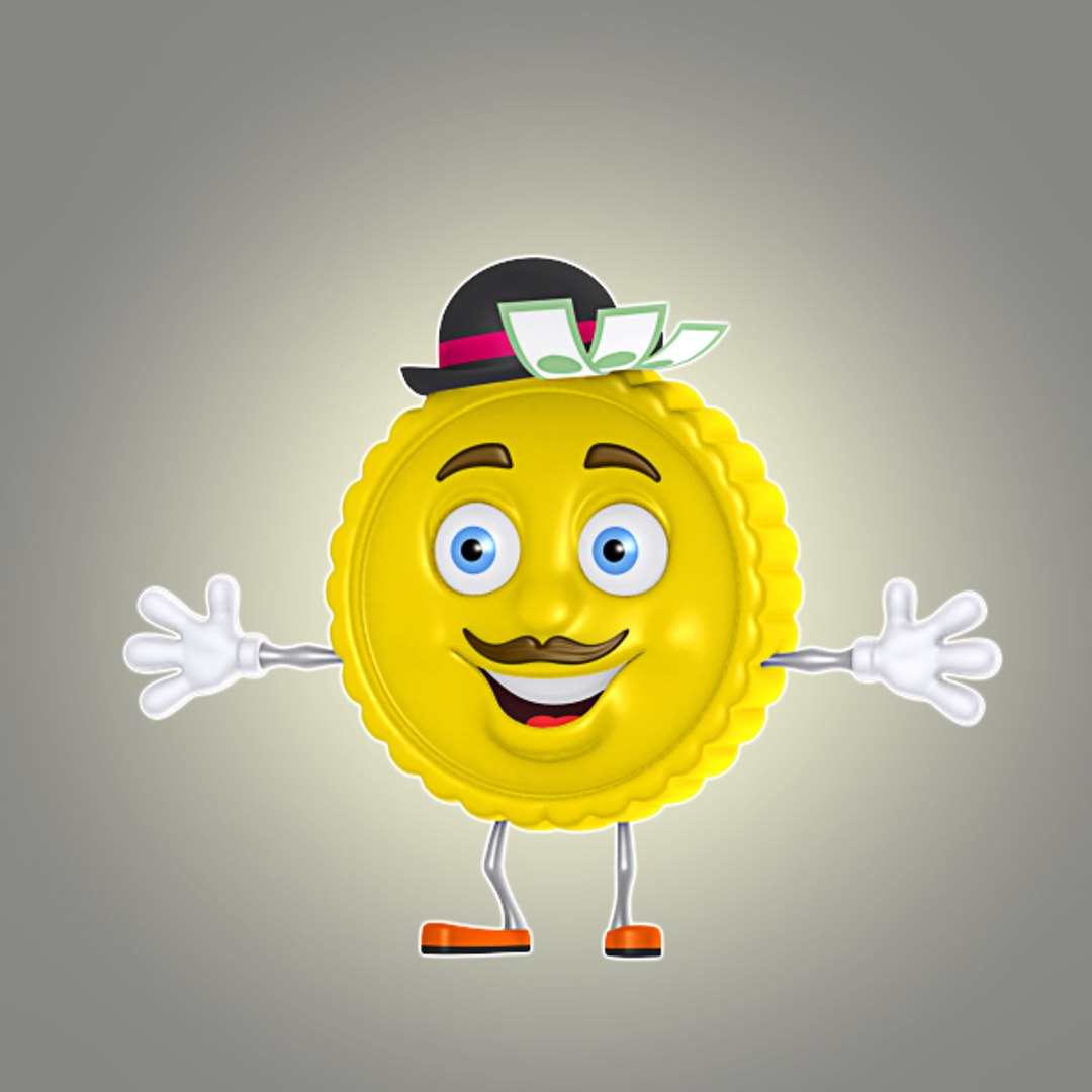 3d Cartoon Coin