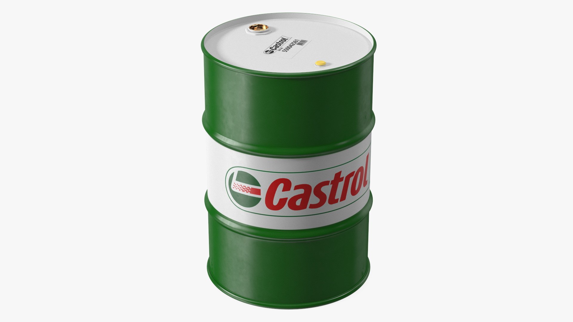 Castrol Oil Drum 3D - TurboSquid 2311019