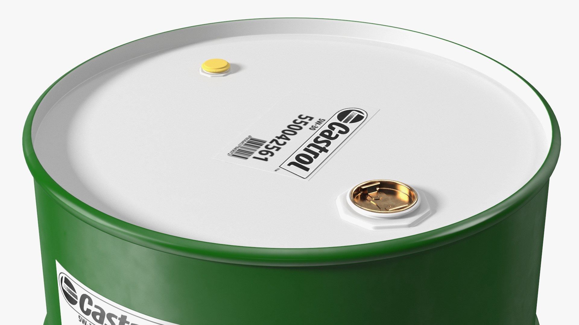 Castrol Oil Drum 3D - TurboSquid 2311019
