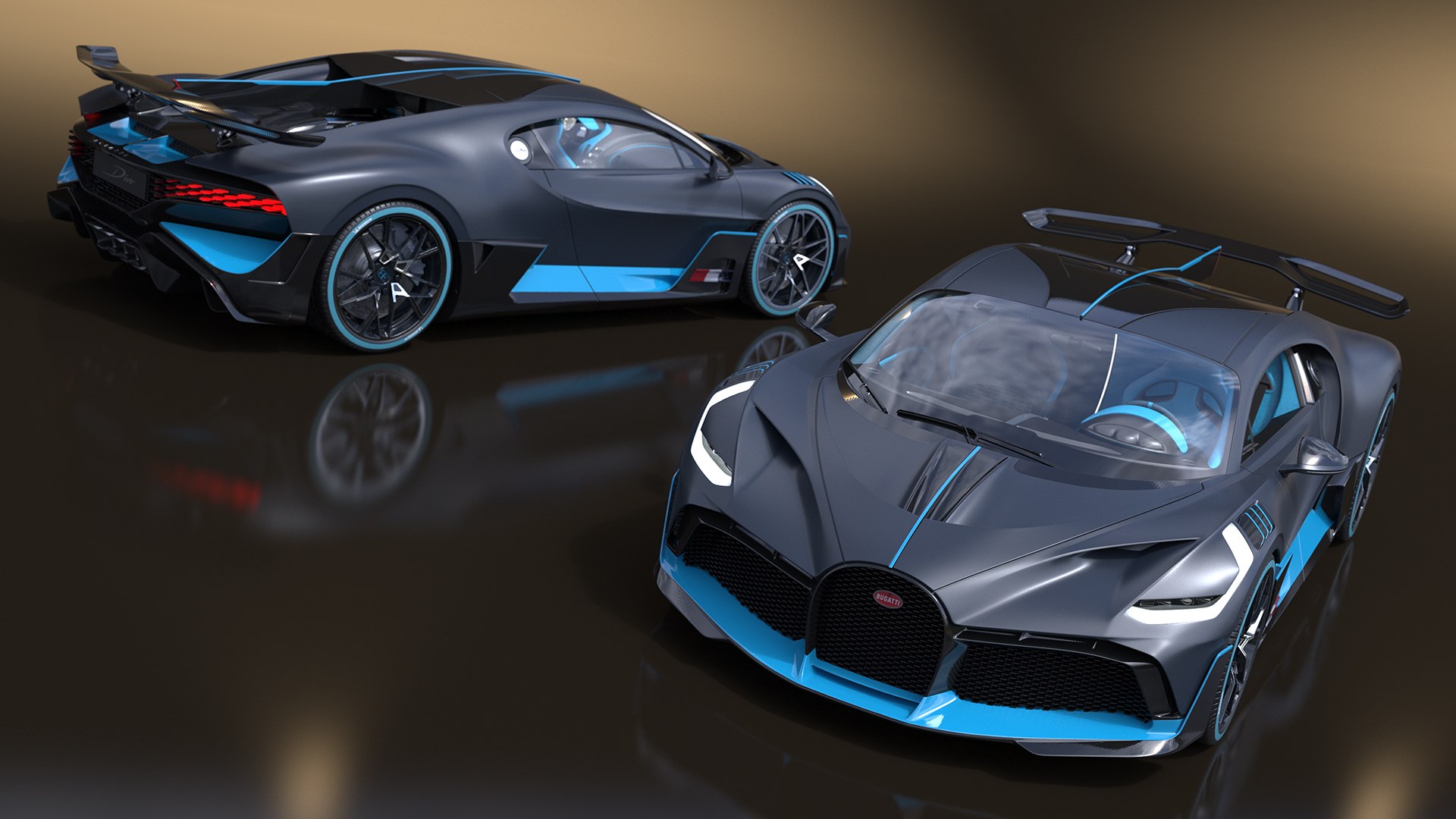 3D Model Bugatti Divo Titanium Liquid Silver Rigged For Maya ...