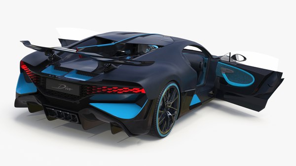 modelo 3d Bugatti Divo Titanium Liquid Silver preparado para Maya ...