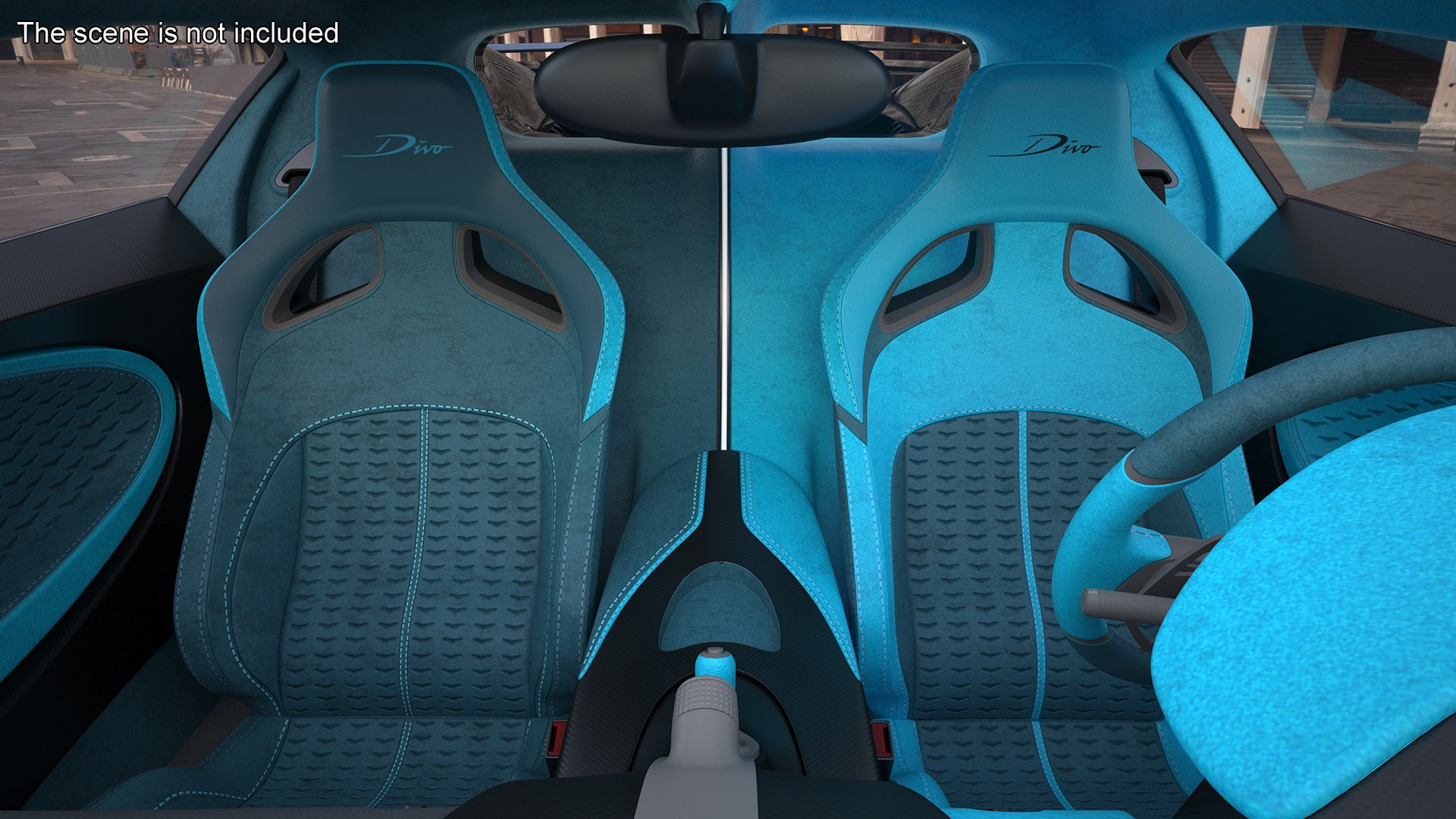 3D Model Bugatti Divo Titanium Liquid Silver Rigged For Maya ...