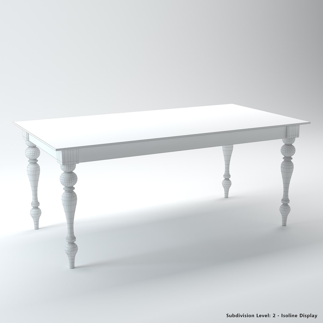 Acrylic Table 3d Max