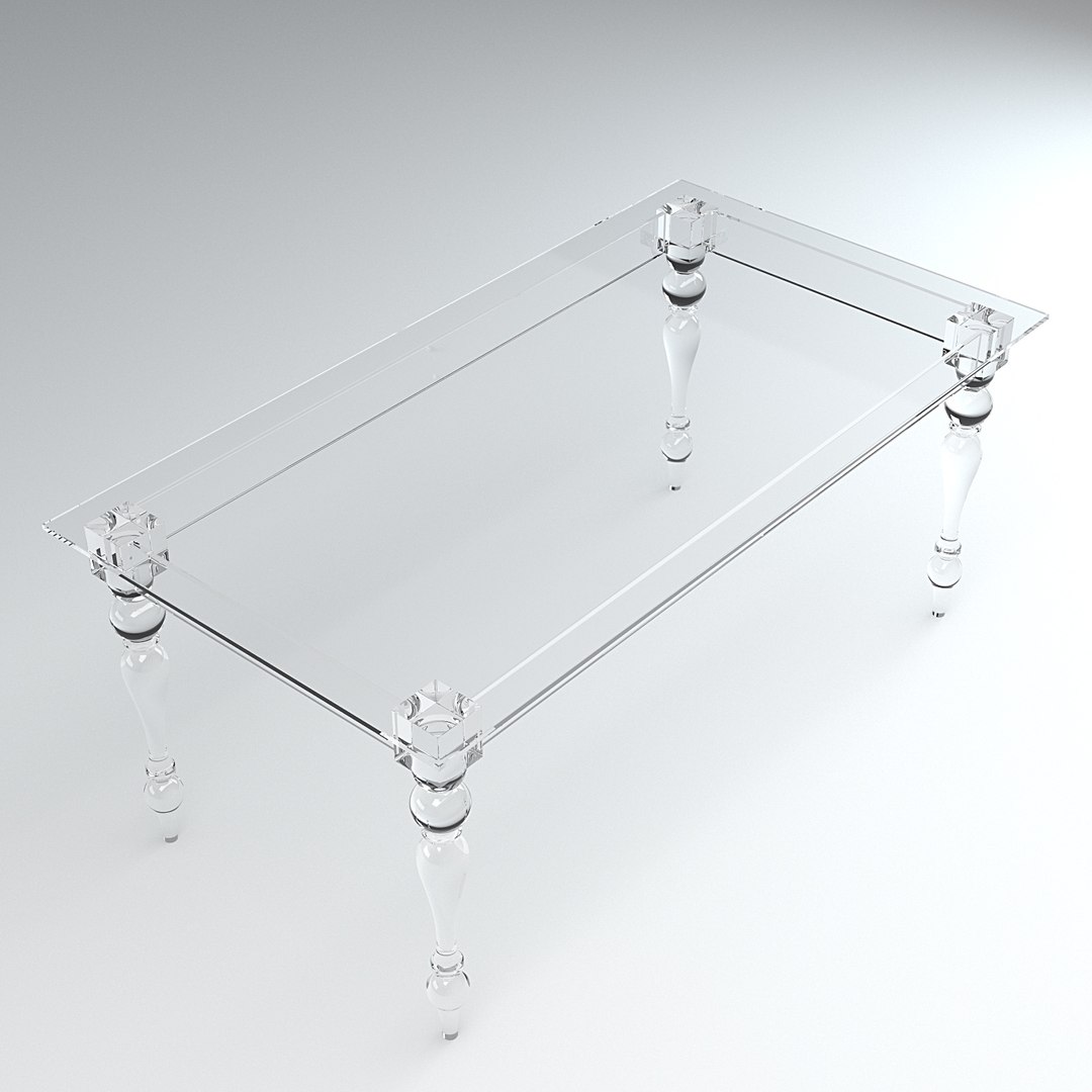 Acrylic Table 3d Max
