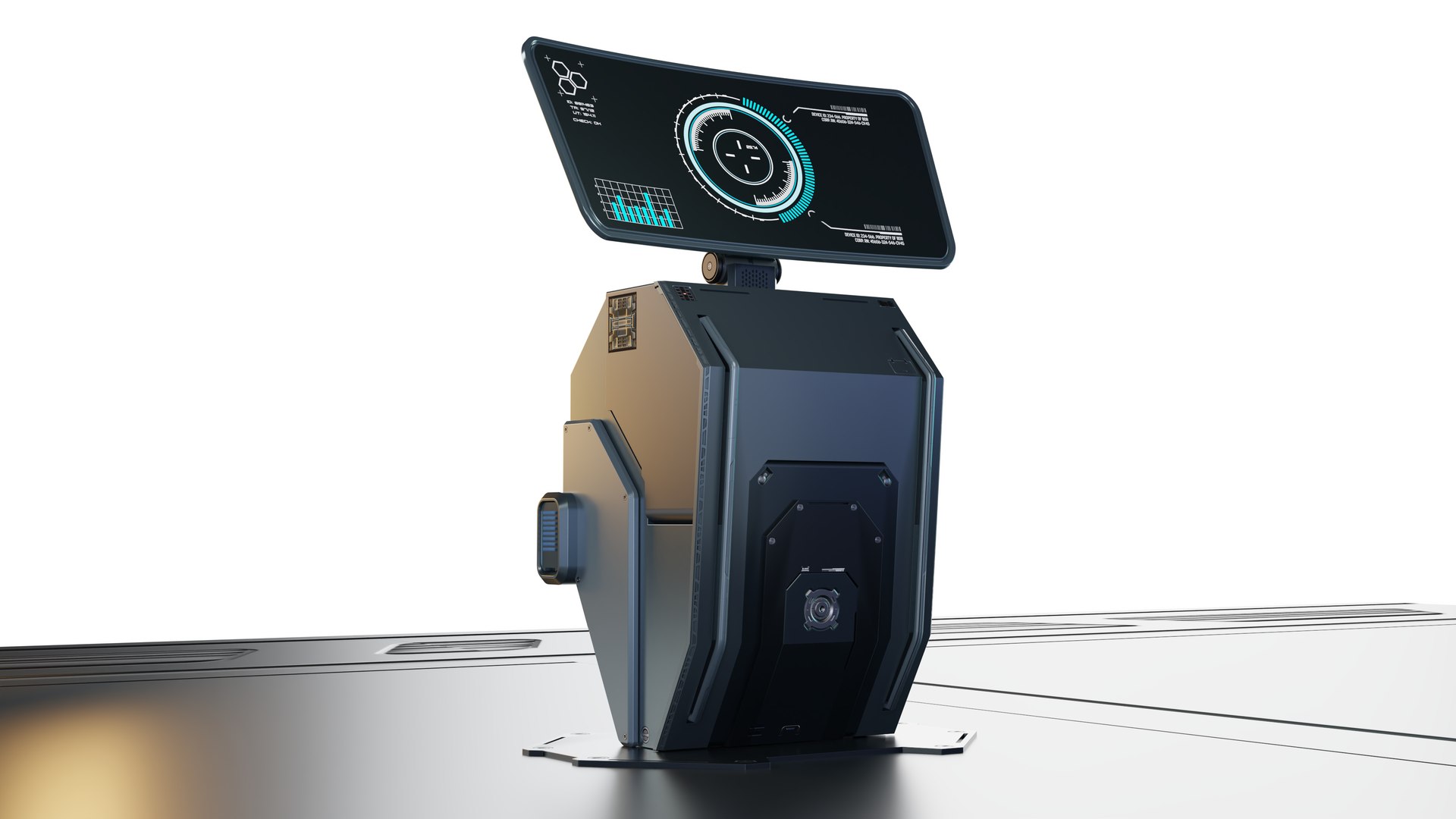 3D Sci-fi Computer - TurboSquid 2027132