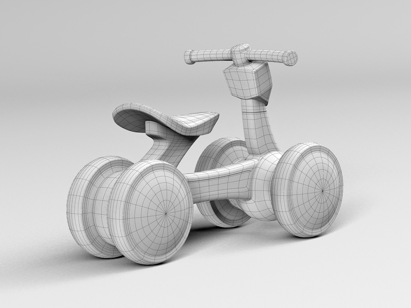 Childrens Mini Wheel Bicycle 3D Model - TurboSquid 1409251