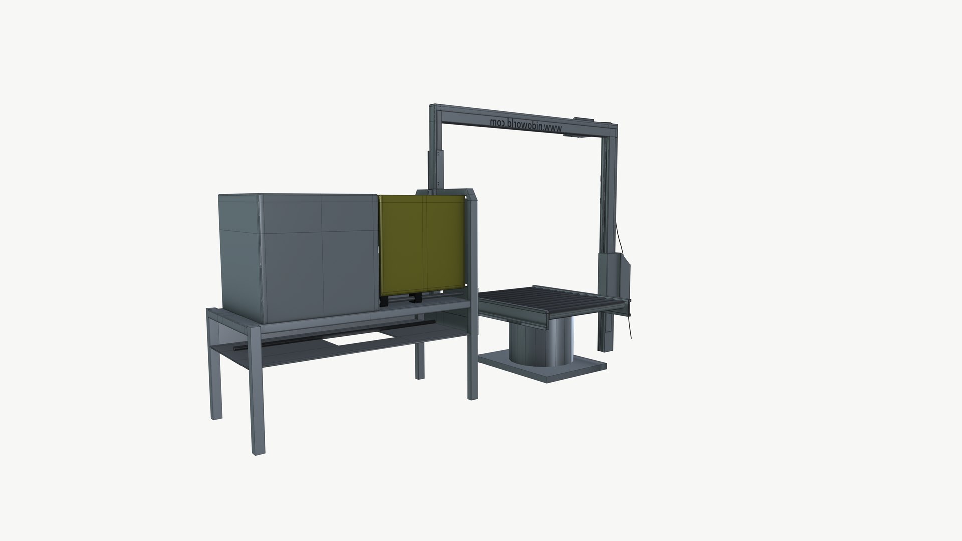Pallet String Wrap Machine 3D Model - TurboSquid 2258524