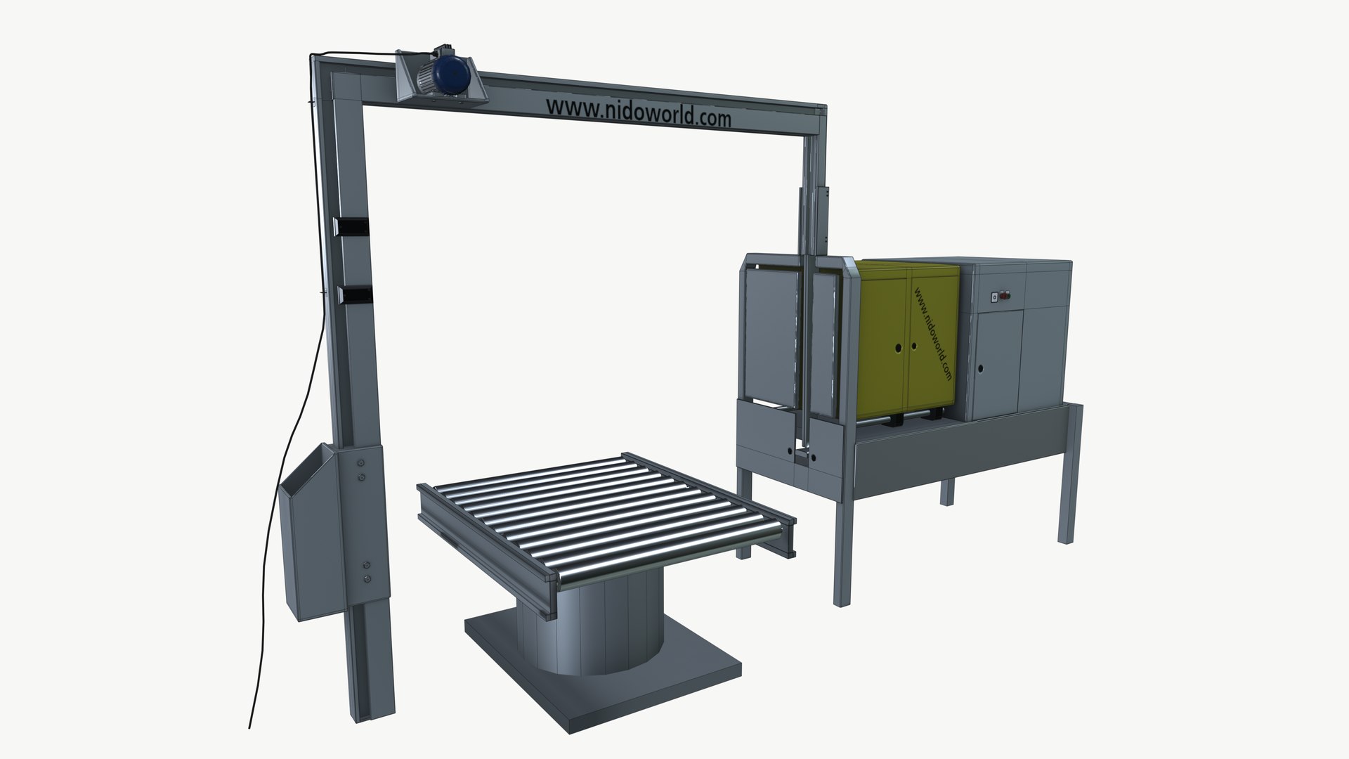 Pallet String Wrap Machine 3D Model - TurboSquid 2258524