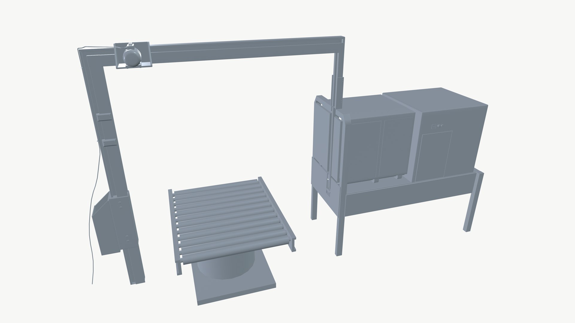 Pallet String Wrap Machine 3D Model - TurboSquid 2258524