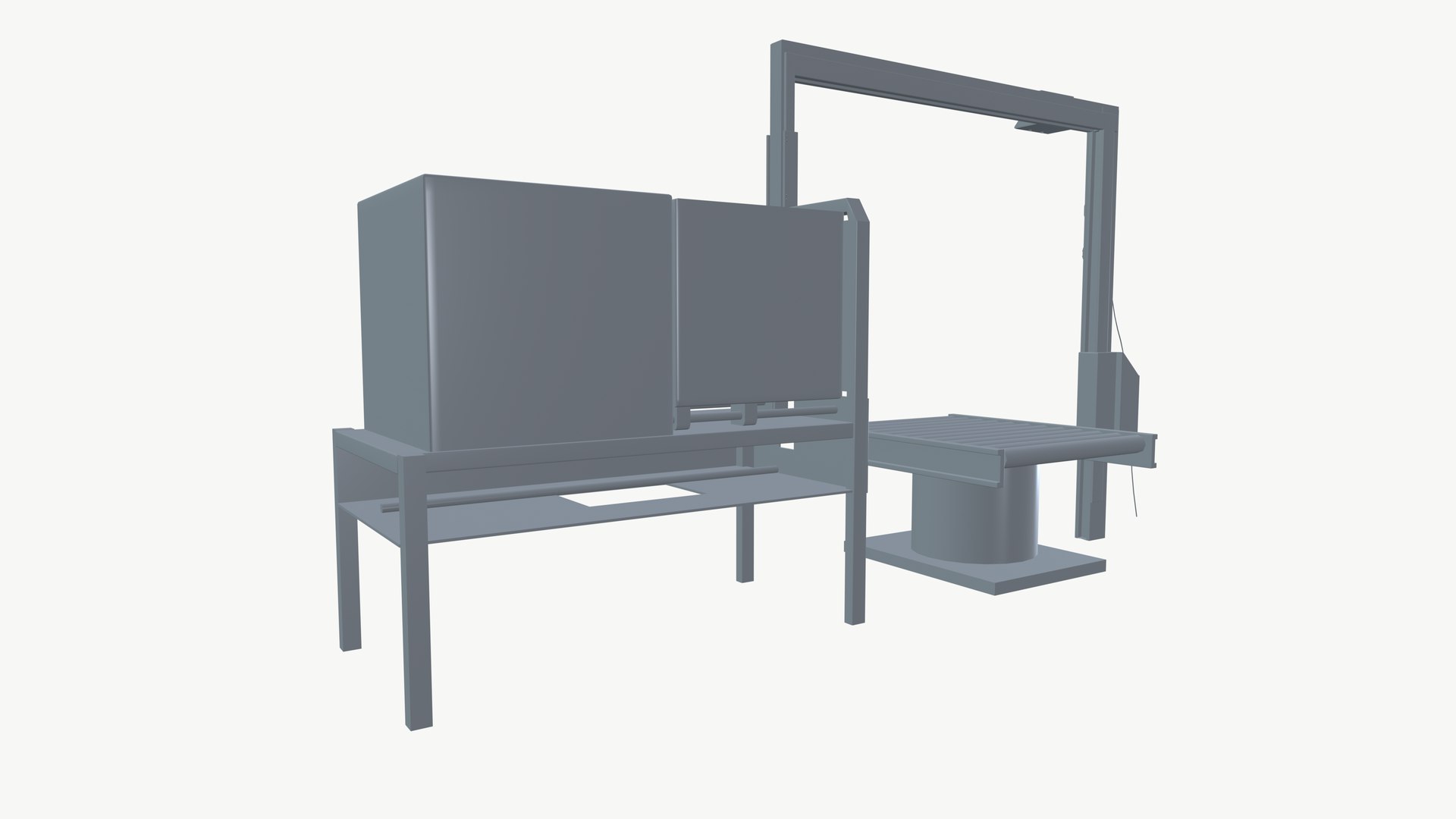 Pallet String Wrap Machine 3D Model - TurboSquid 2258524