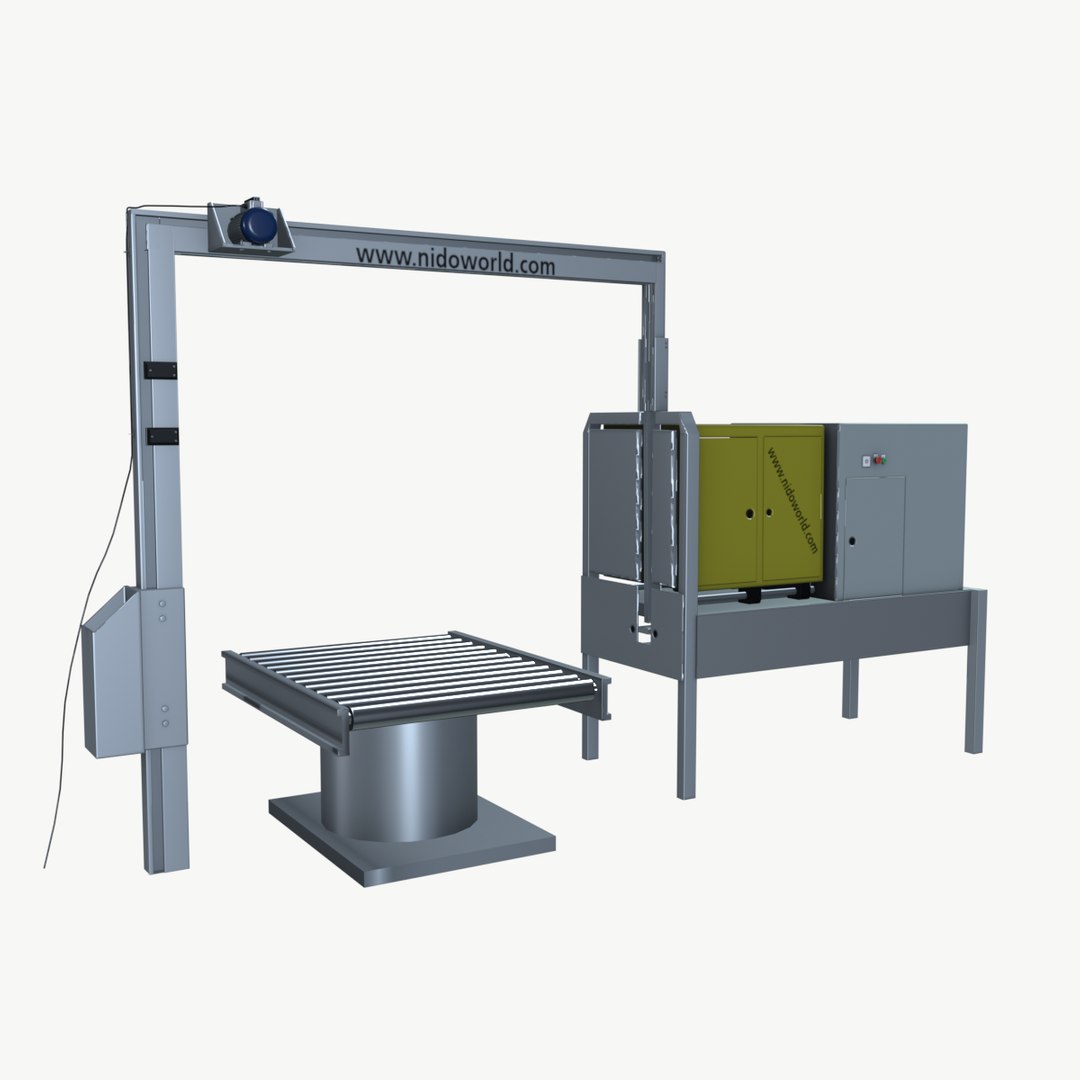 Pallet String Wrap Machine 3D Model - TurboSquid 2258524